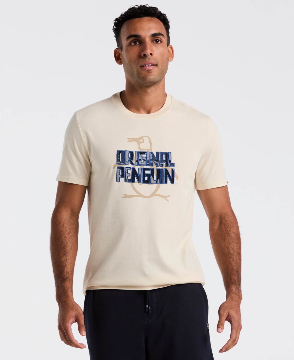 Click here for Original Penguin Mens Graphic Applique Logo Short... prices