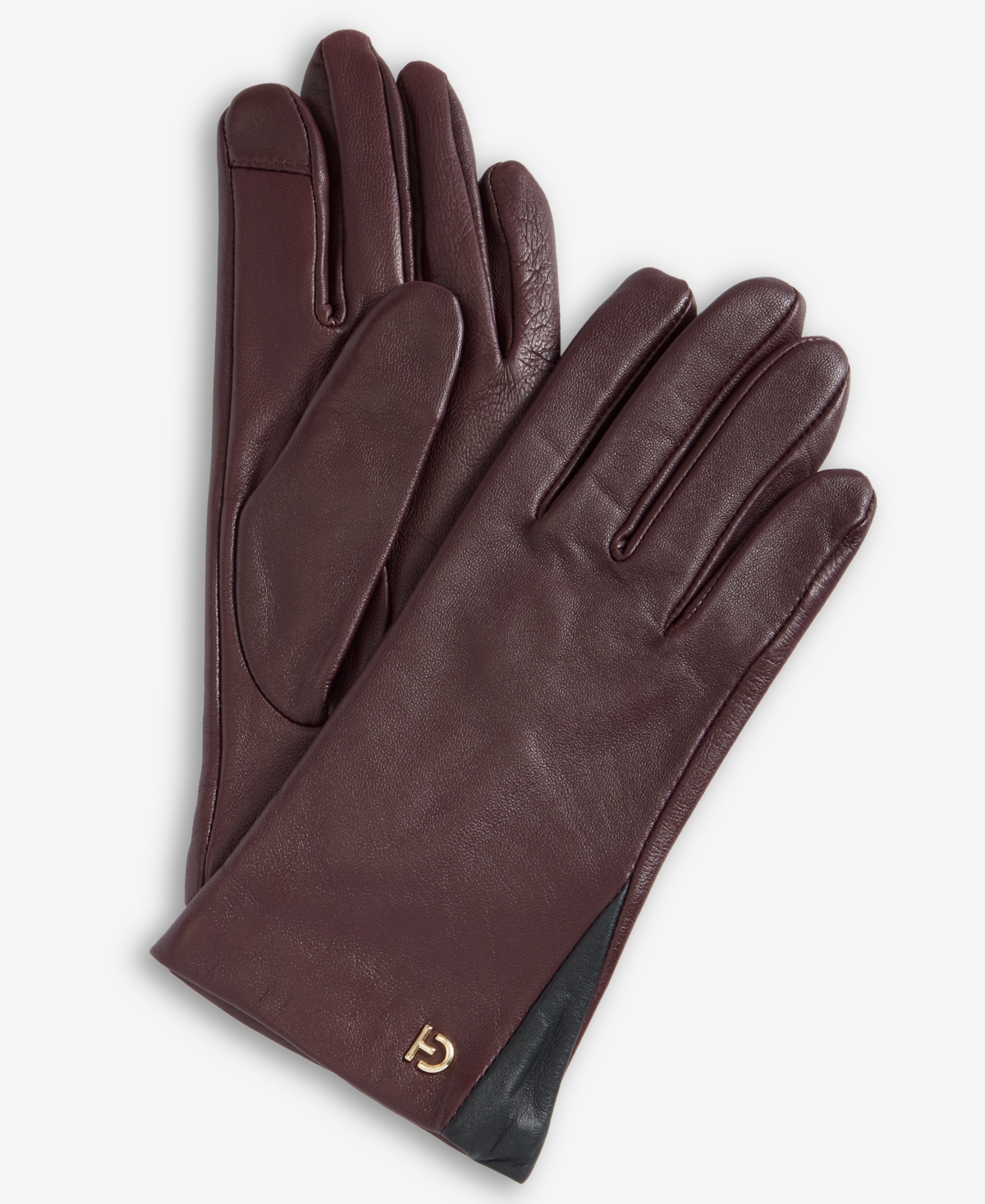 Click here for Cole Haan Womens Leather Tech Gloves - Pinot prices