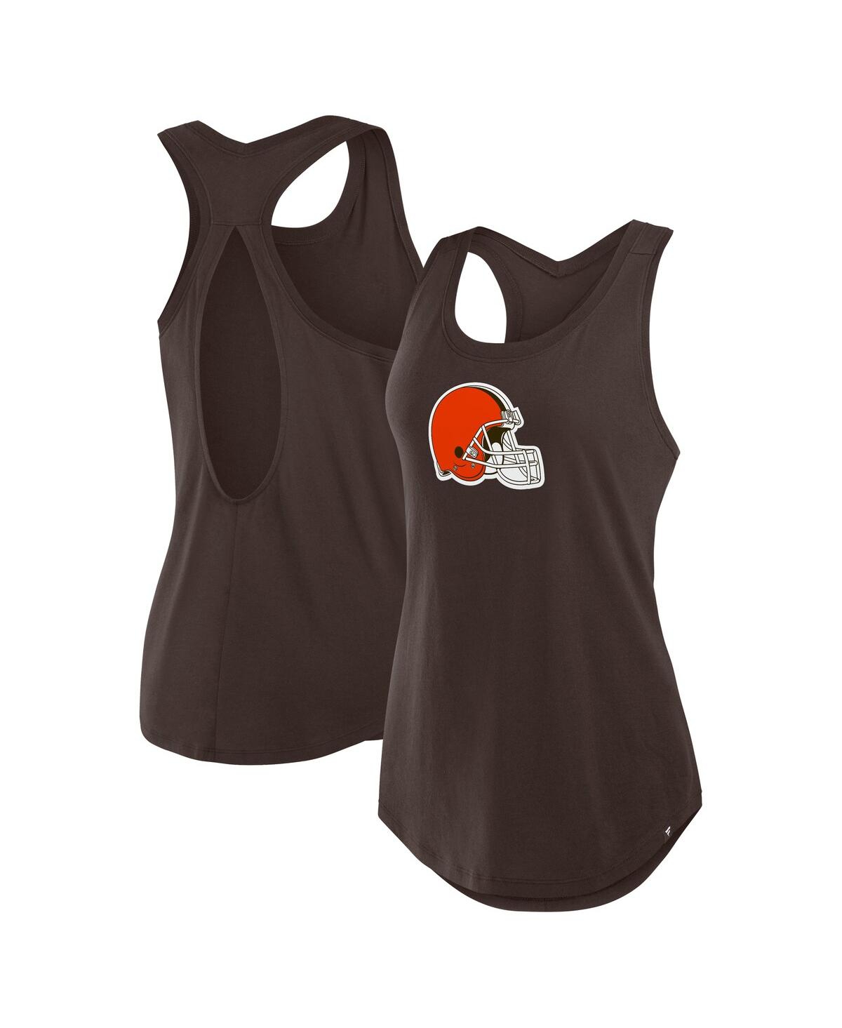 Click here for Fanatics Womens Brown Cleveland Browns Iron Fan Ta... prices