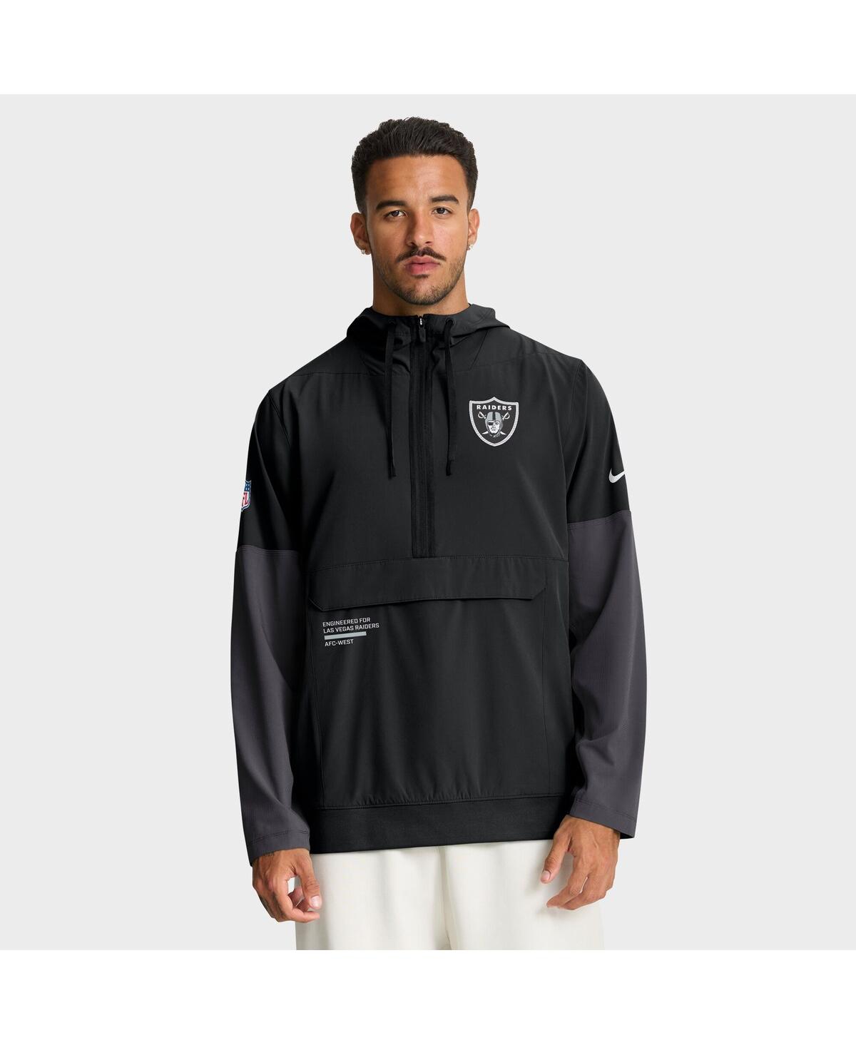Click here for Nike Mens Black Las Vegas Raiders Sideline Anorak... prices