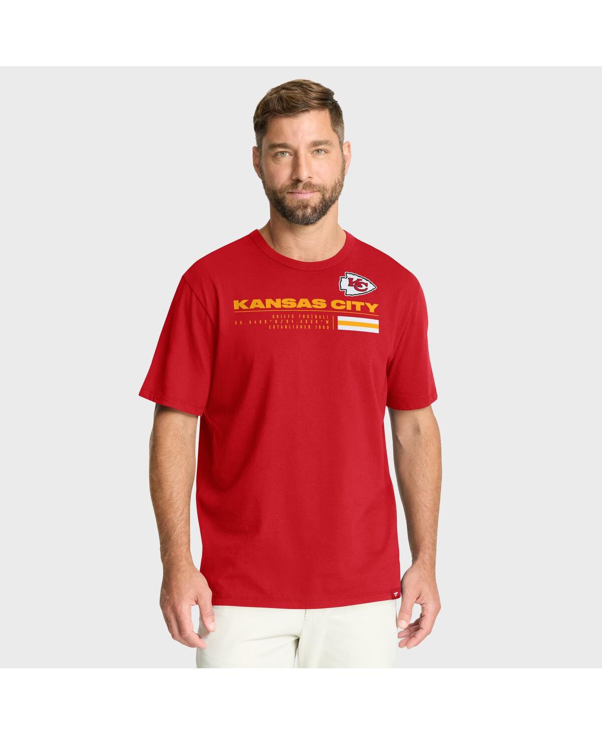 Click here for Fanatics Mens Red Kansas City Chiefs Chop Block Le... prices