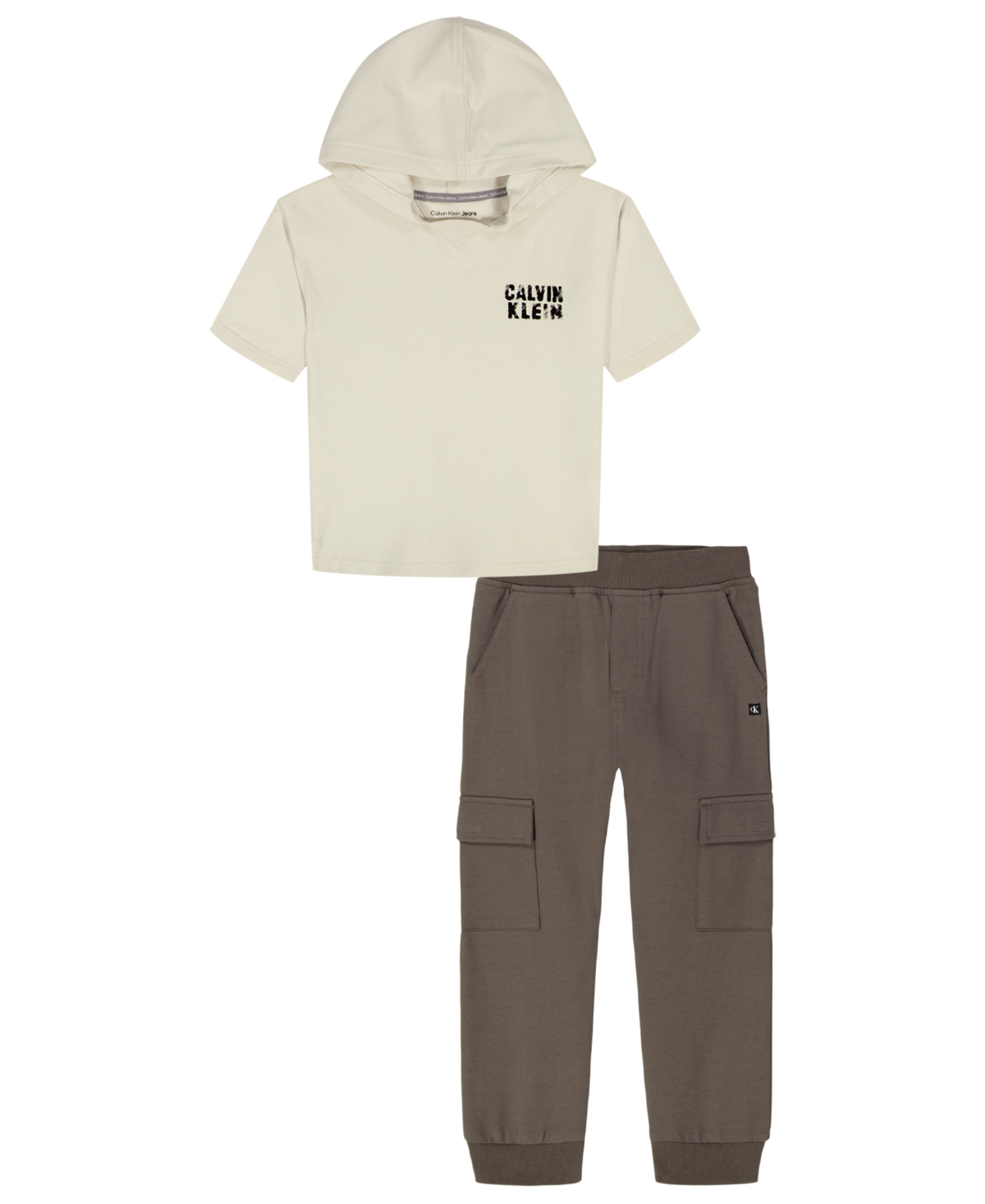 Click here for Calvin Klein Baby Boys 2-Piece Hoodie and Cargo Jo... prices