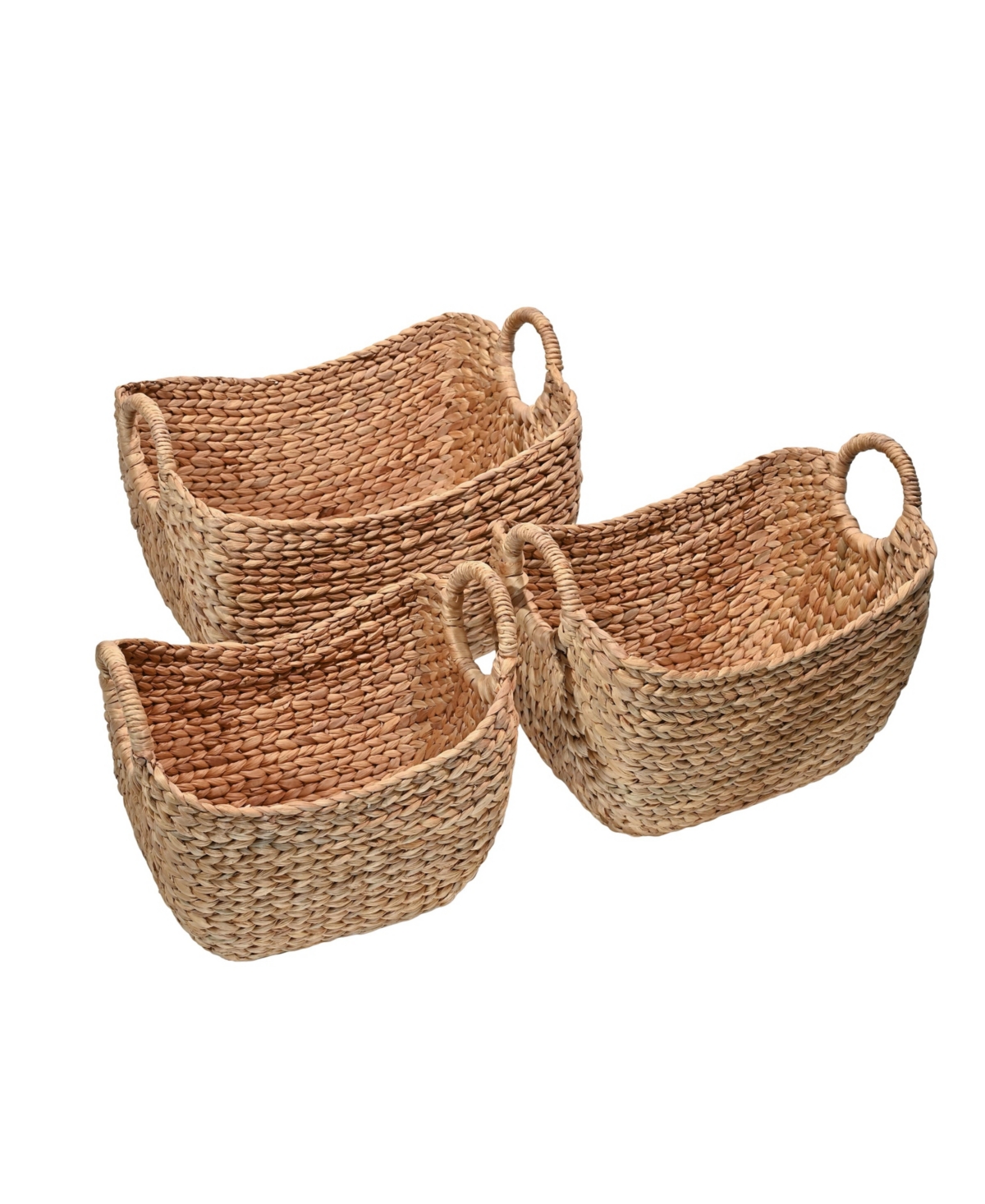 Click here for Nellie Farmhouse Classic Hand-Woven Hyacinth Stora... prices