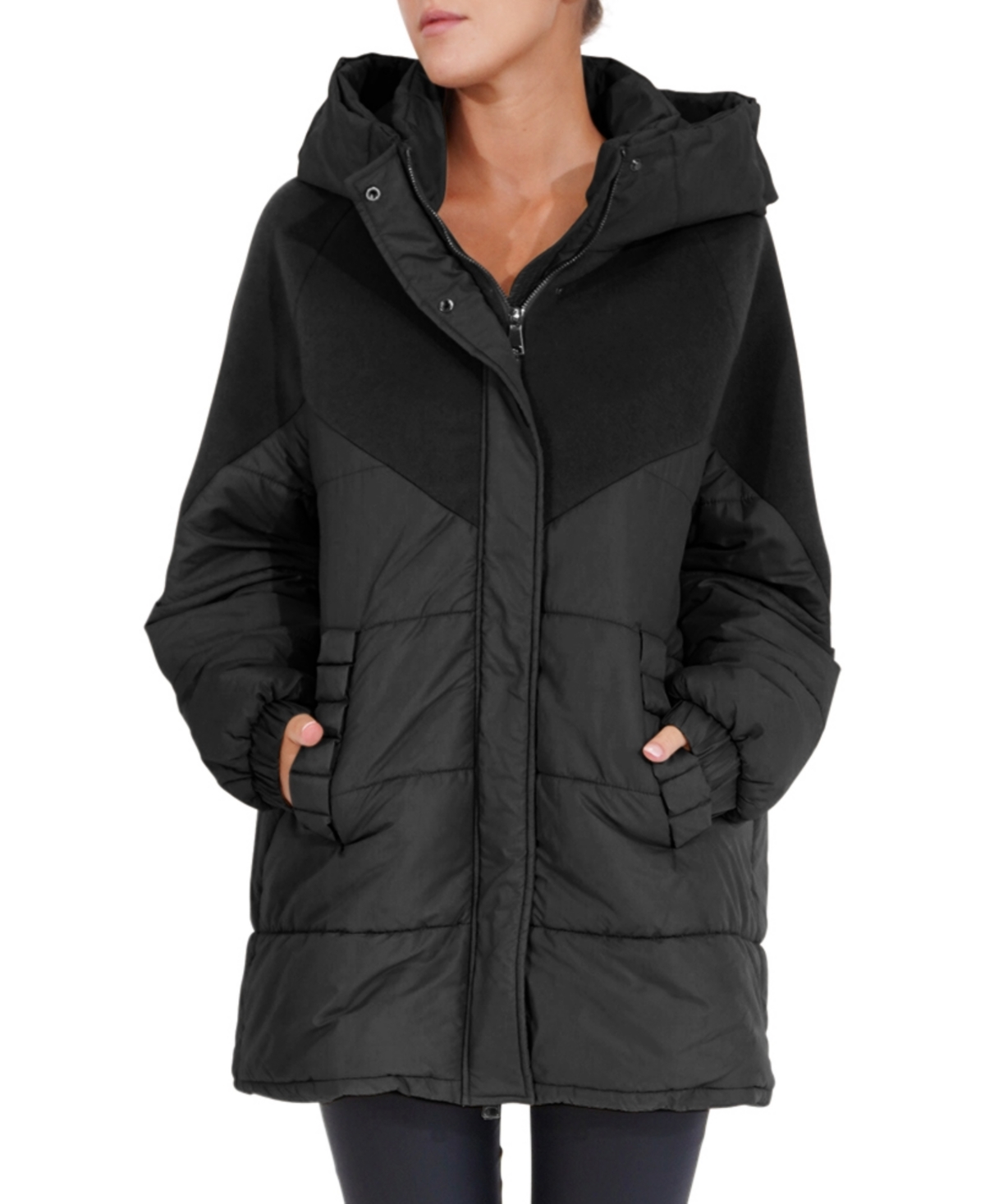 Click here for Belle & Bloom Womens Say It Again Quilted Jacket -... prices