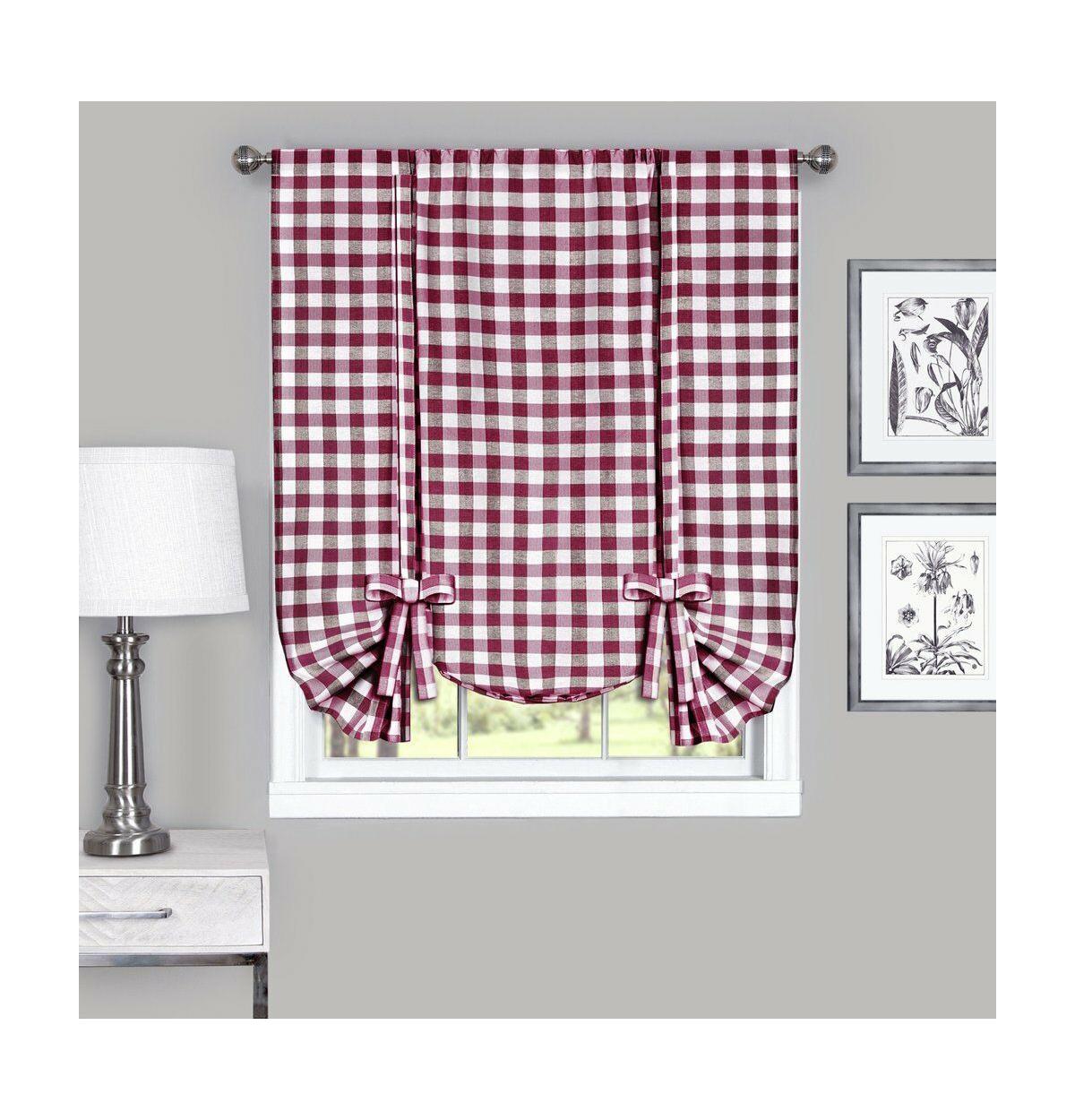 Click here for GoodGram Buffalo Check Gingham Custom Window Curta... prices