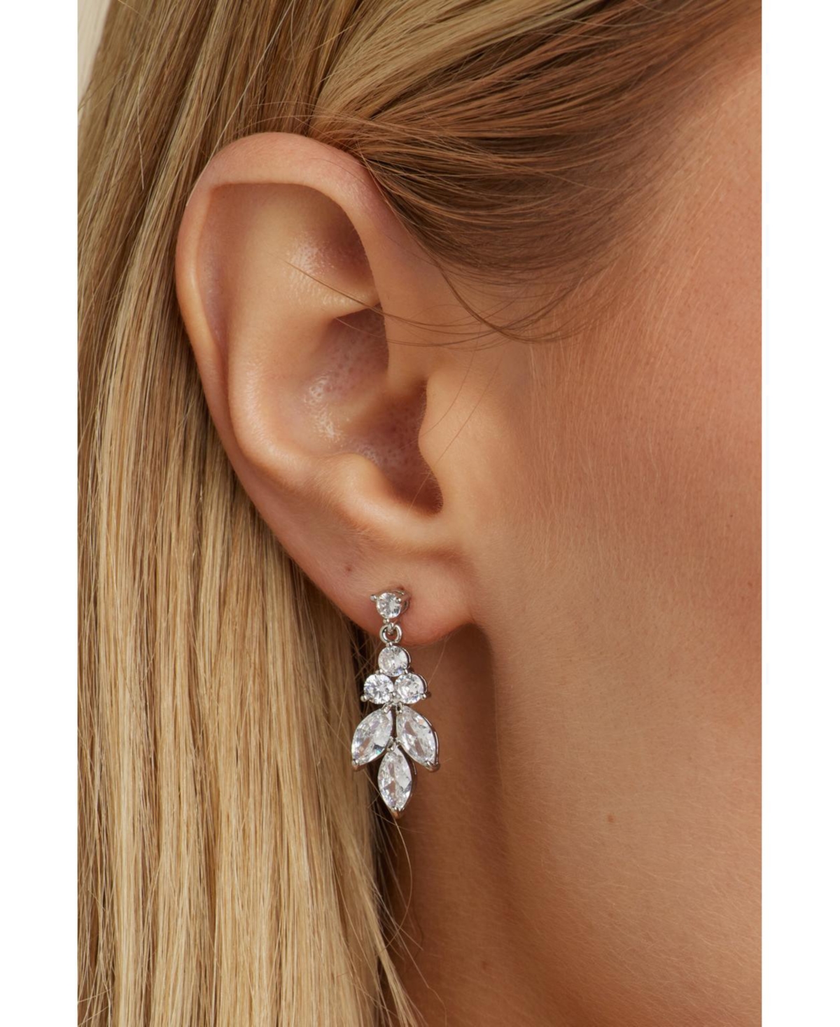 Click here for Vania Crystal Earrings - Silver prices