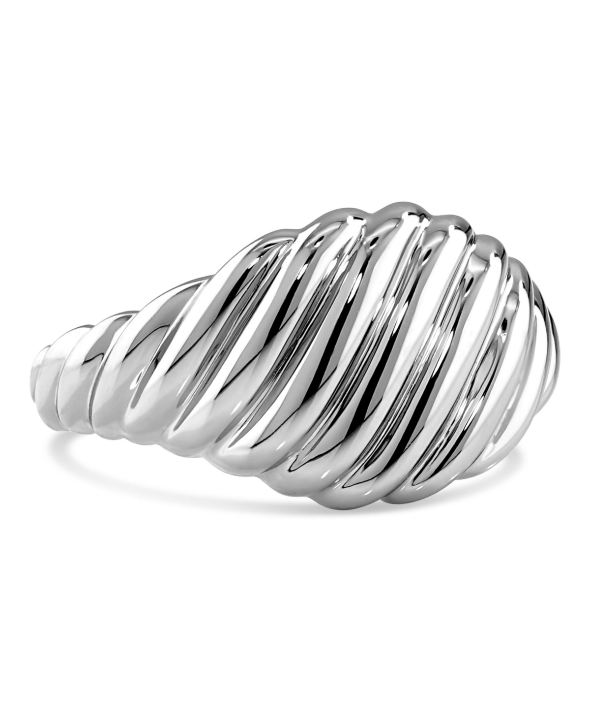 Click here for Devata Rope Ring in Sterling Silver  Size - Silver prices
