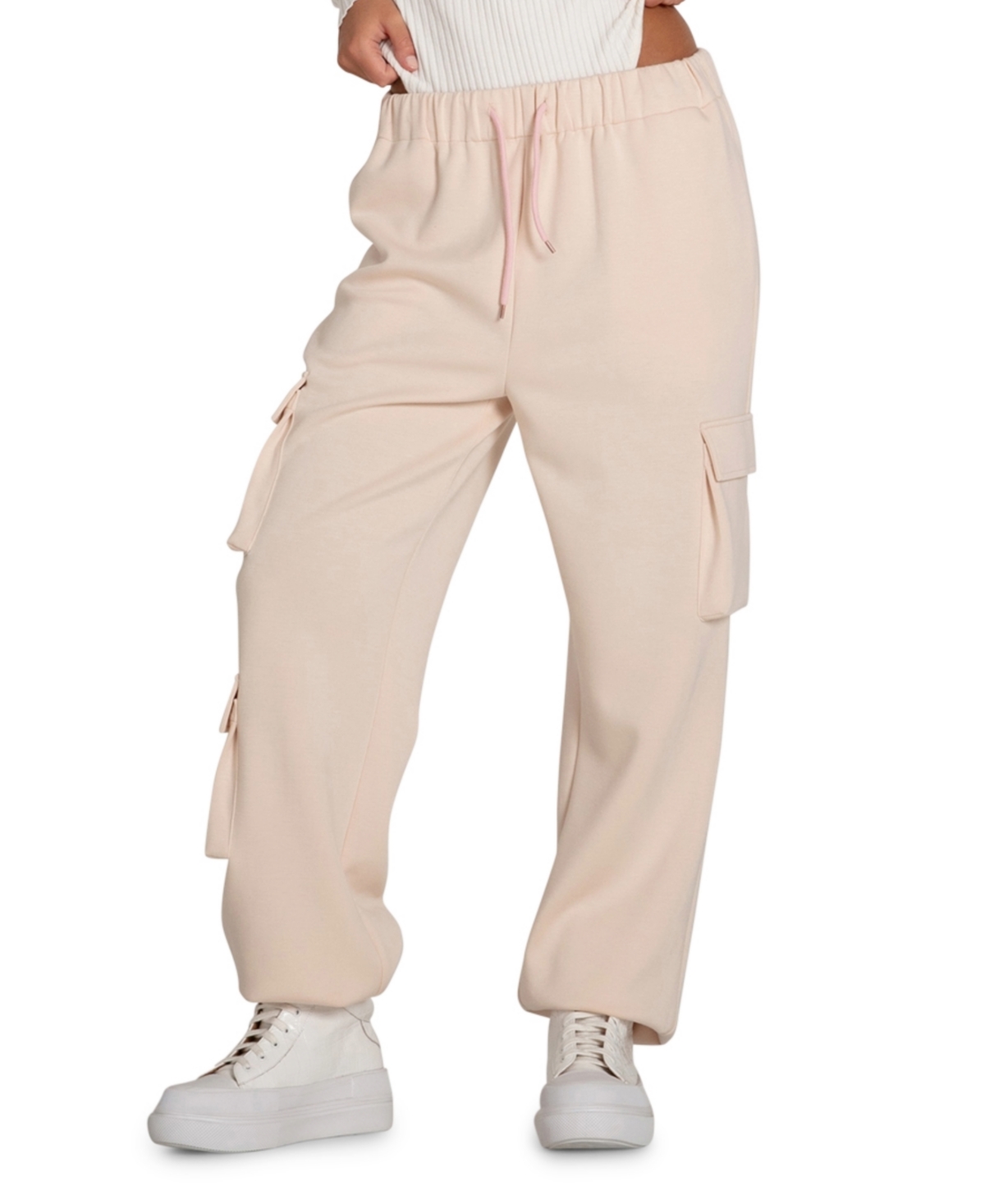 Click here for Belle & Bloom Perfect Match Cargo Trackpants - Blu... prices