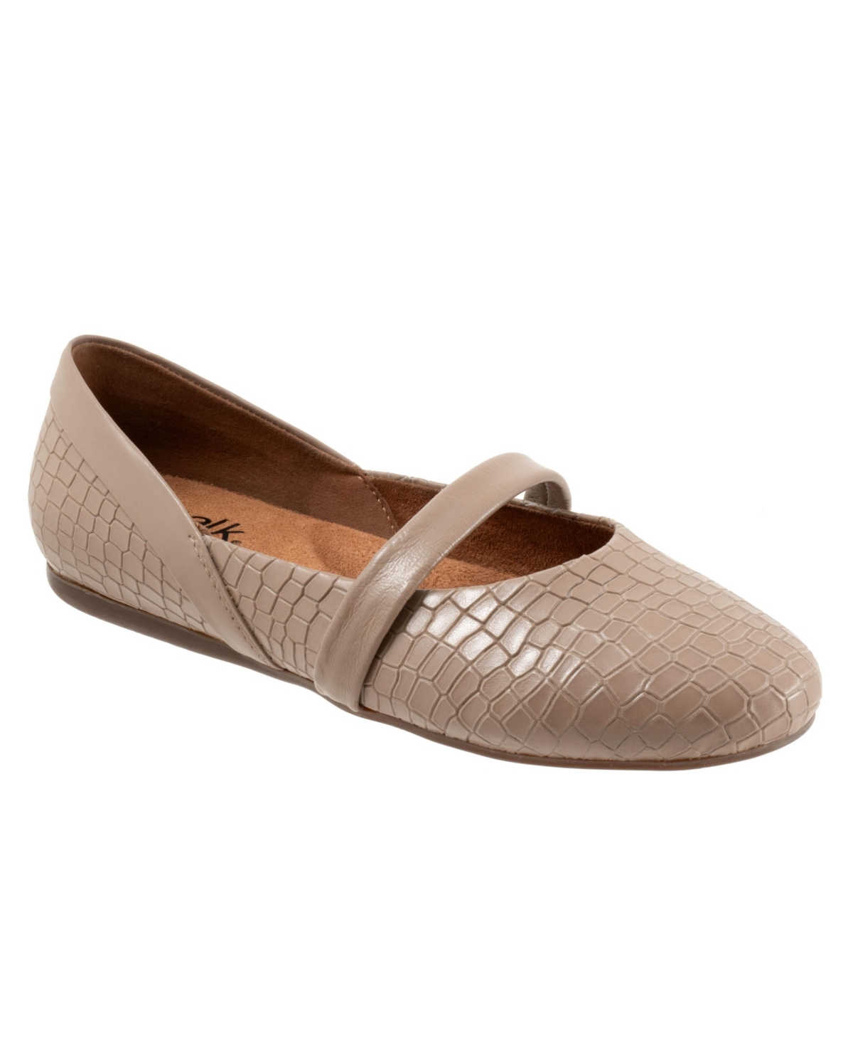 Click here for Samara Flat - Taupe croco prices