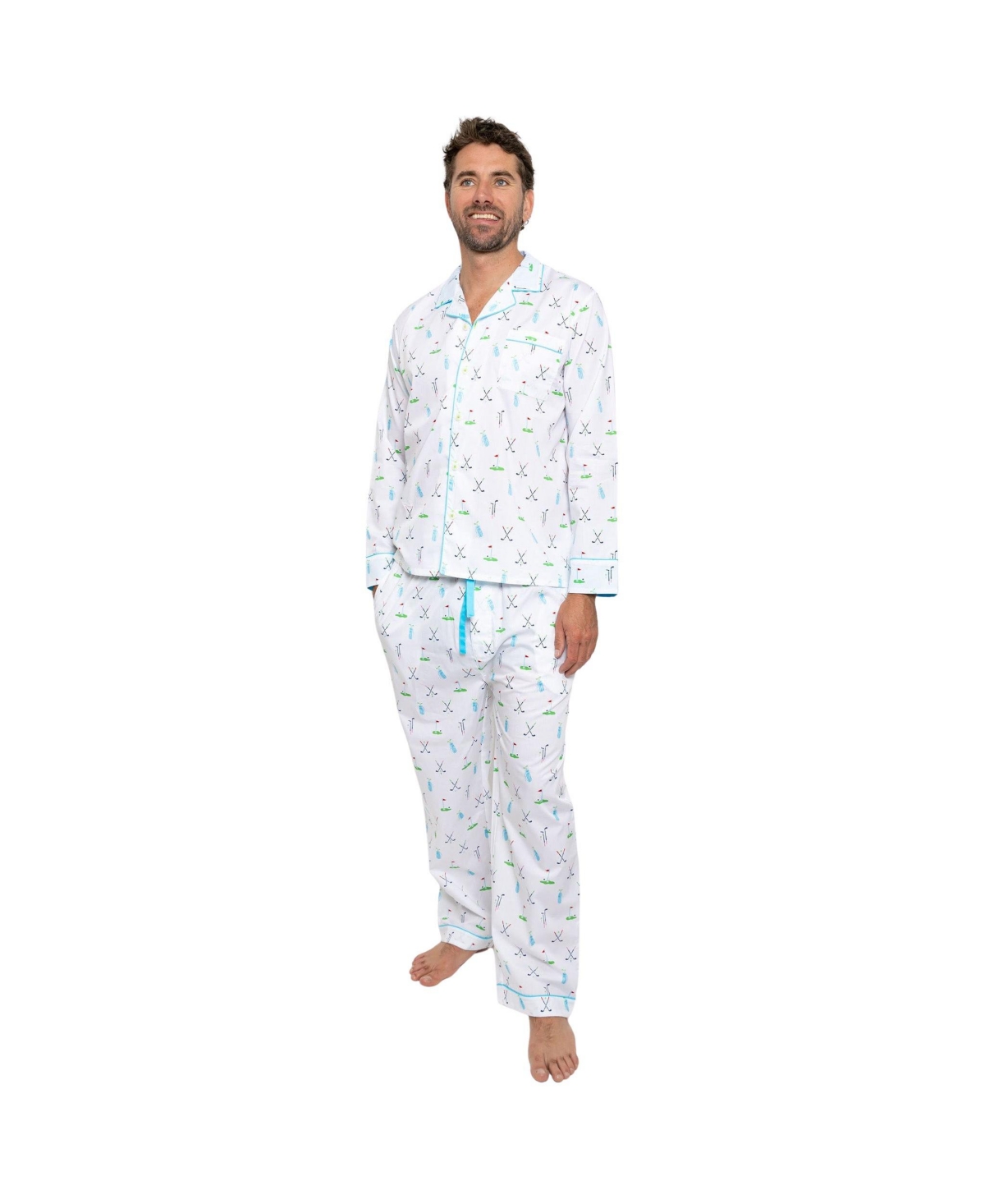 Click here for Sant and Abel Mens Golf Long Pj Set - Golf prices