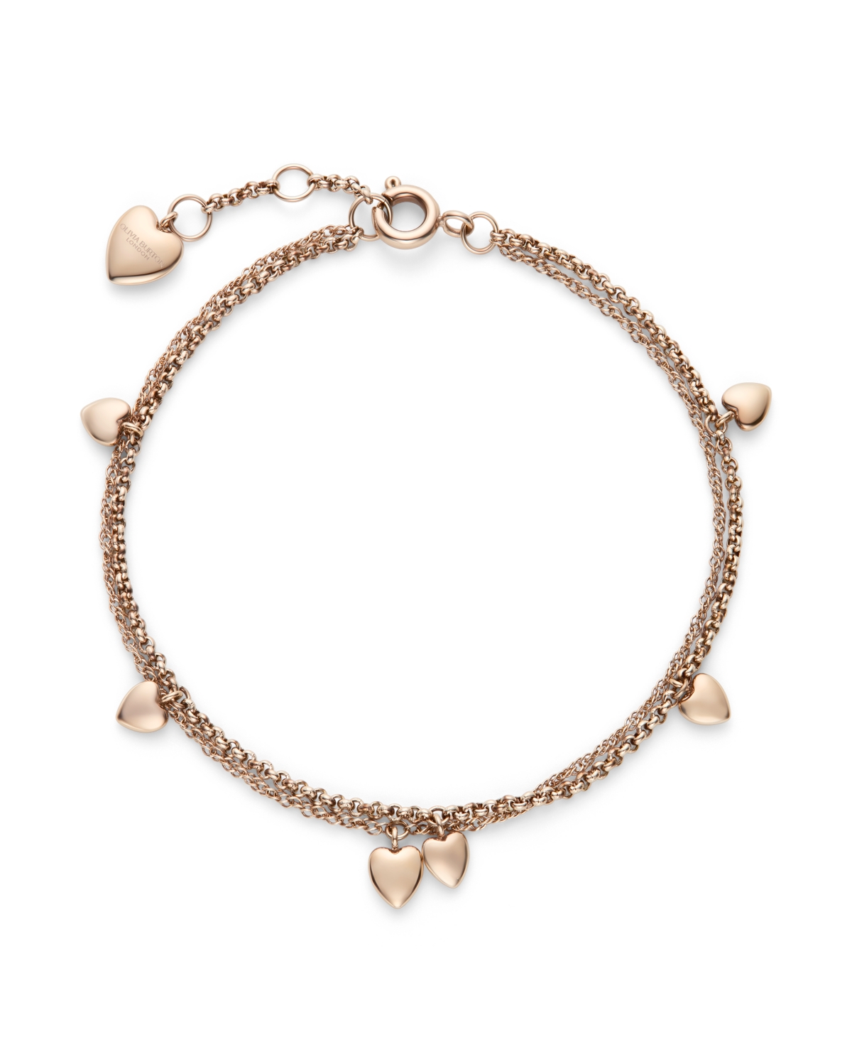 Click here for Olivia Burton Mini Heart Rose Gold Tone Stainless... prices