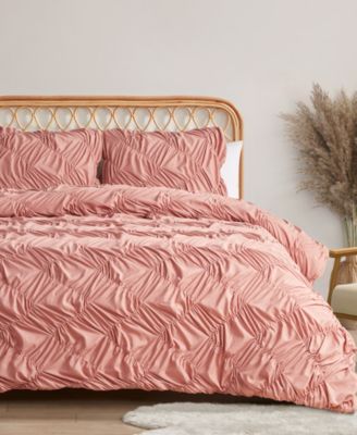 Jessica Simpson Emmy Textured Ruched Comforter Set