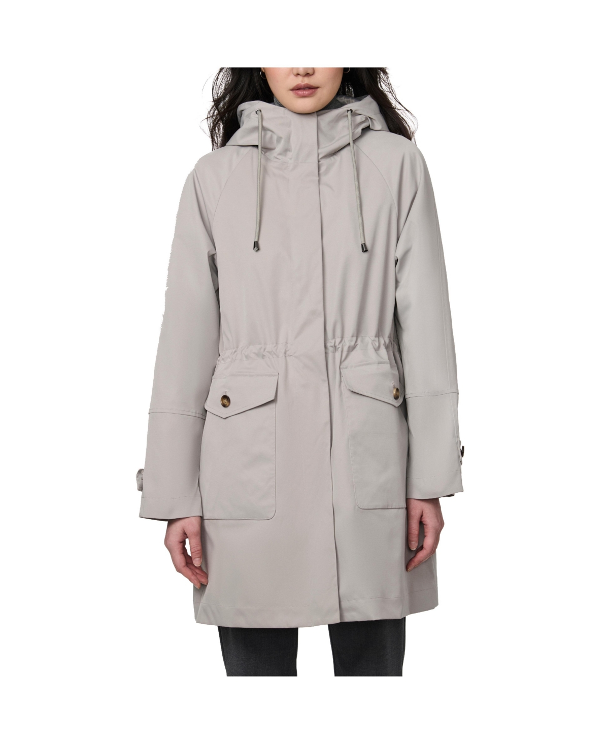 Click here for Bernardo Womens Hooded Rain Anorak - Ash prices