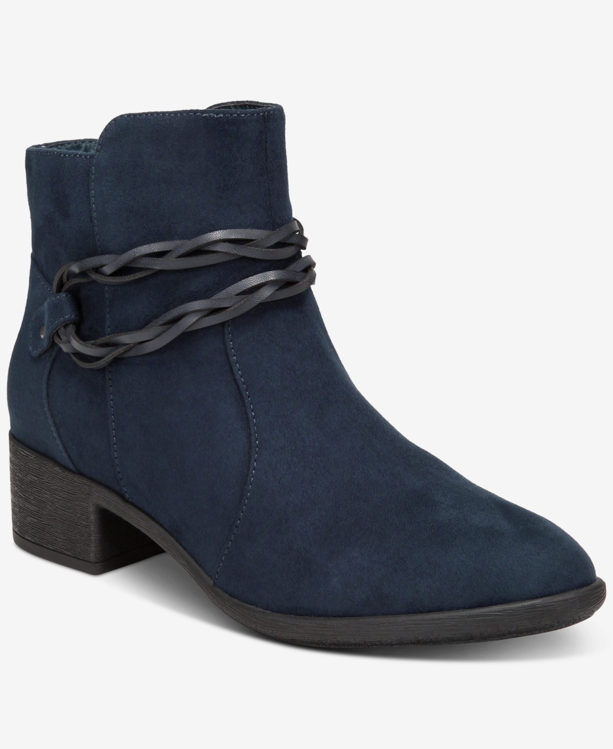 Click here for Style & Co Womens Rubyyy Almond Toe Belt Booties... prices