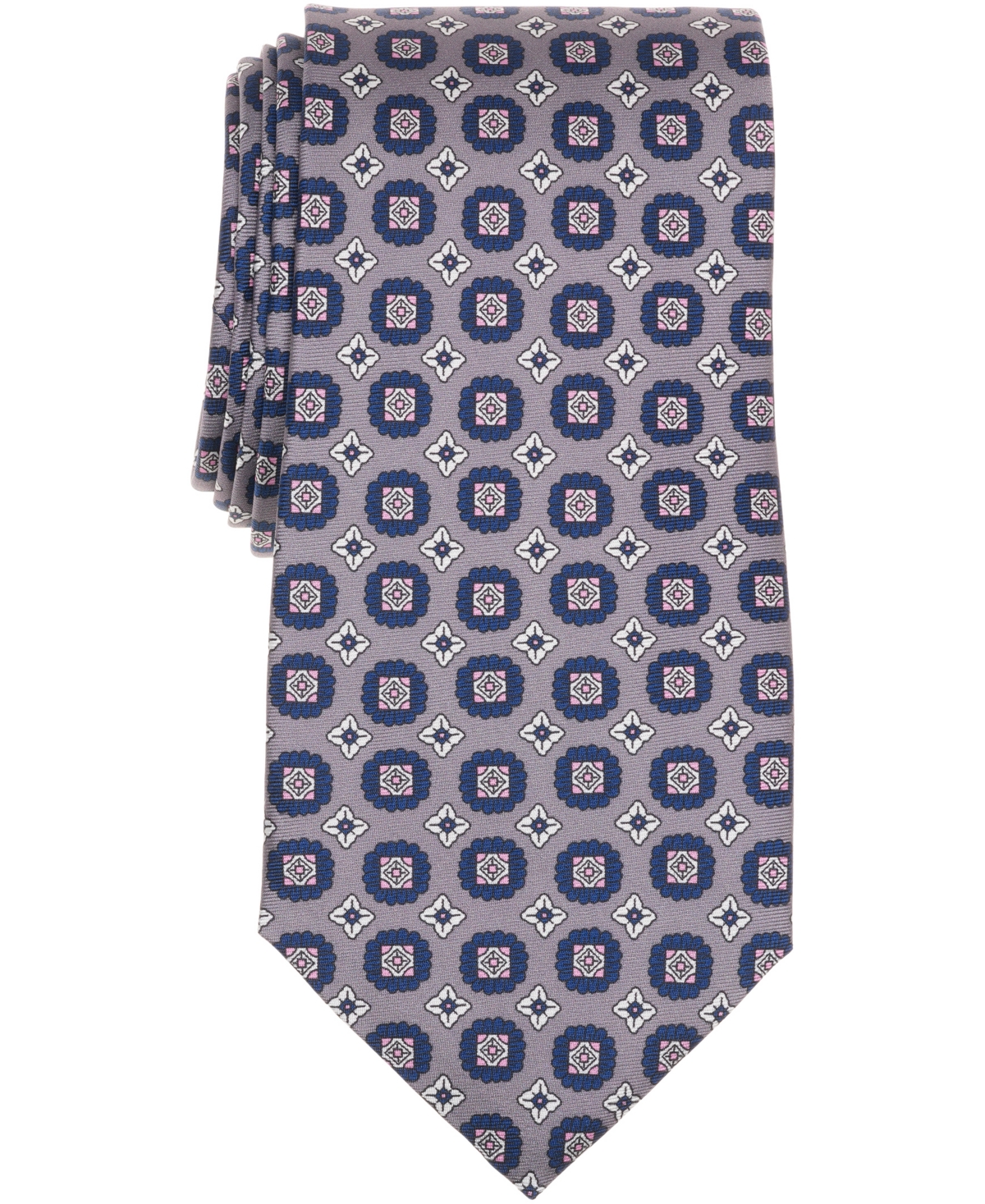 Click here for Brooks Brothers Mens Medallion Tie - Gray prices