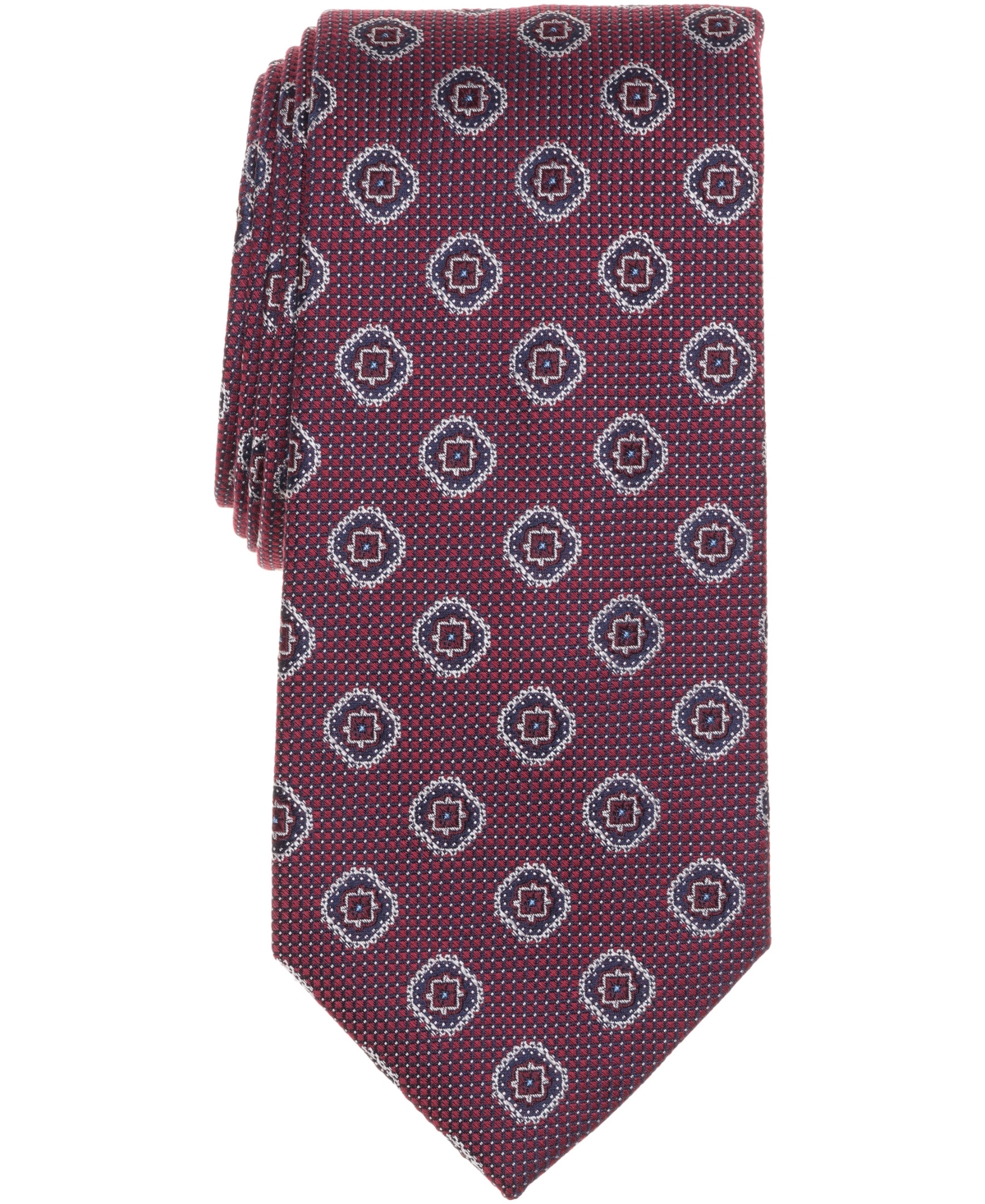 Click here for Brooks Brothers Mens Dot Ground Medallion Tie - Bu... prices