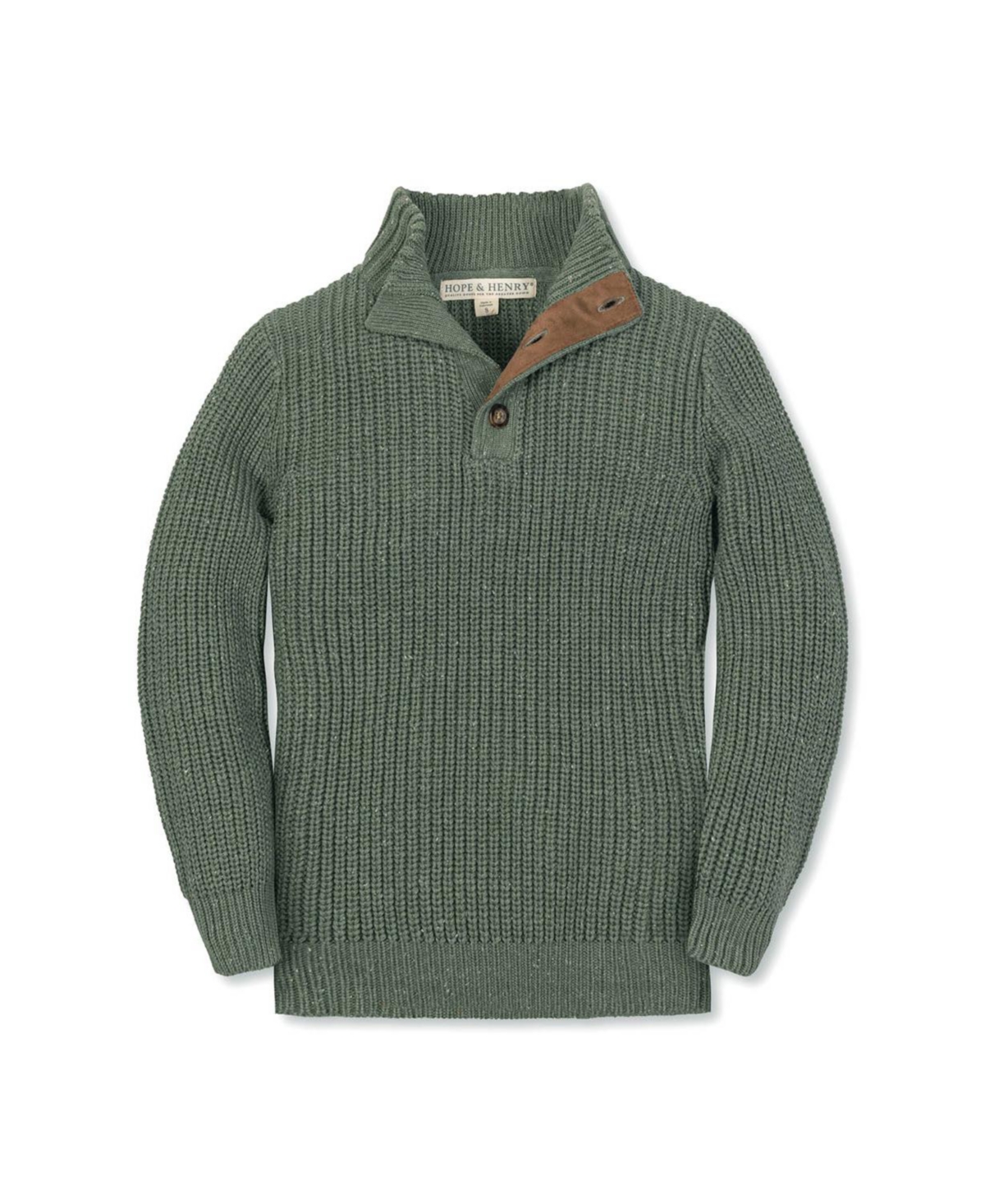 Click here for Hope & Henry Little and Big Boys Organic Mock Neck... prices