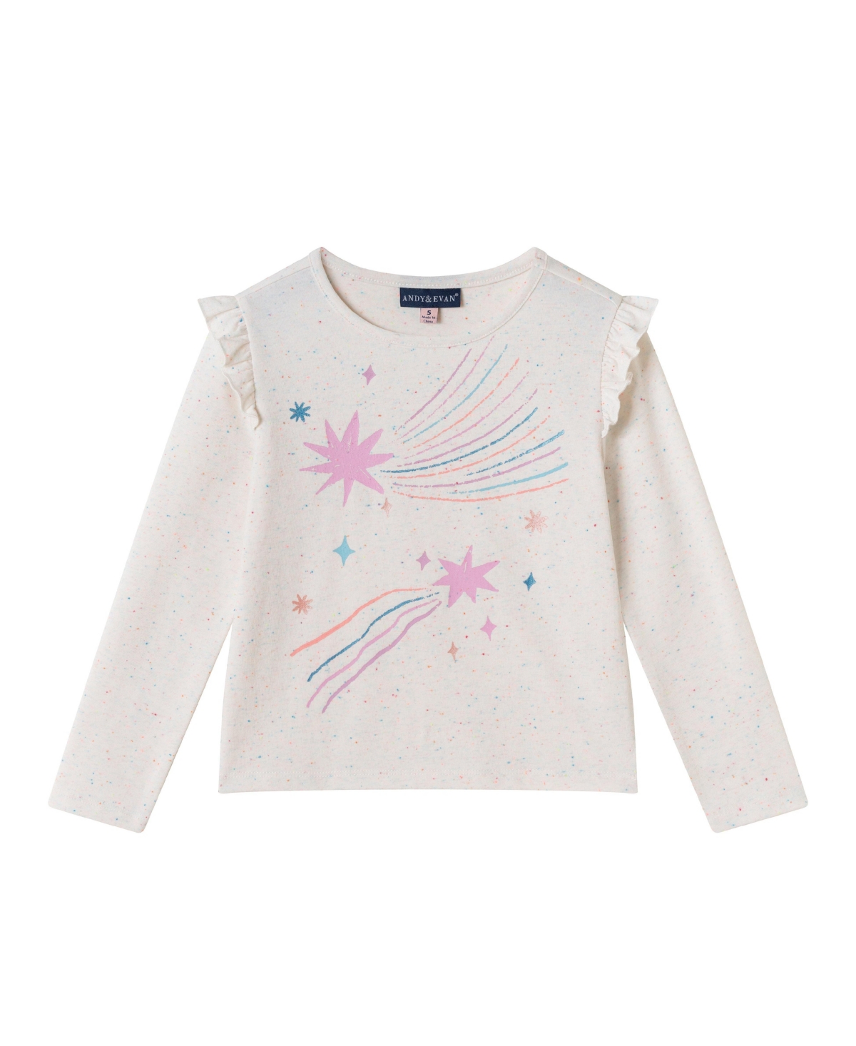 Click here for Andy & Evan Toddler/Child Girls Shooting Stars Ruf... prices