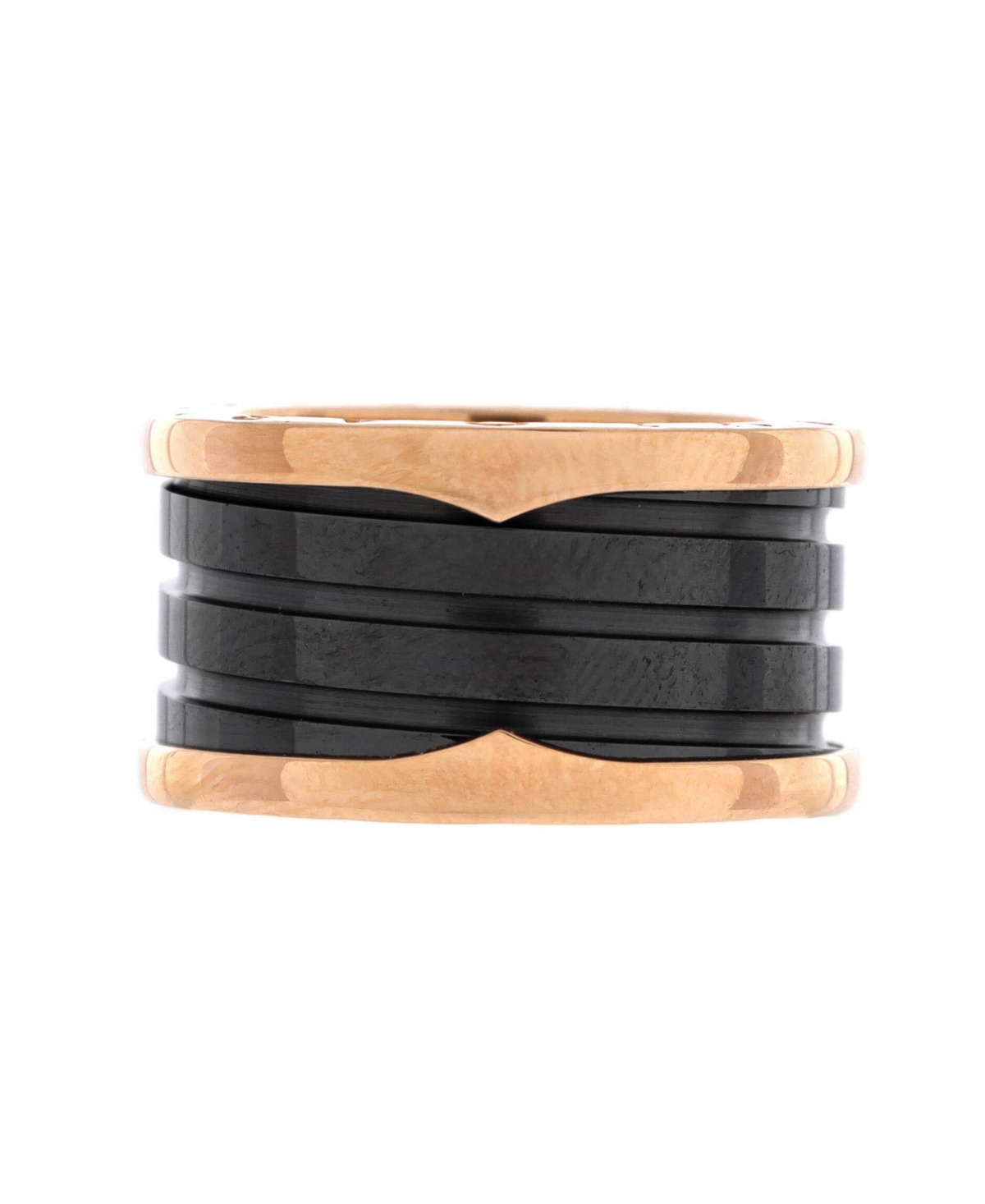 Click here for Pre-Owned Bvlgari B.Zero1 Three Band Ring - 18k ro... prices
