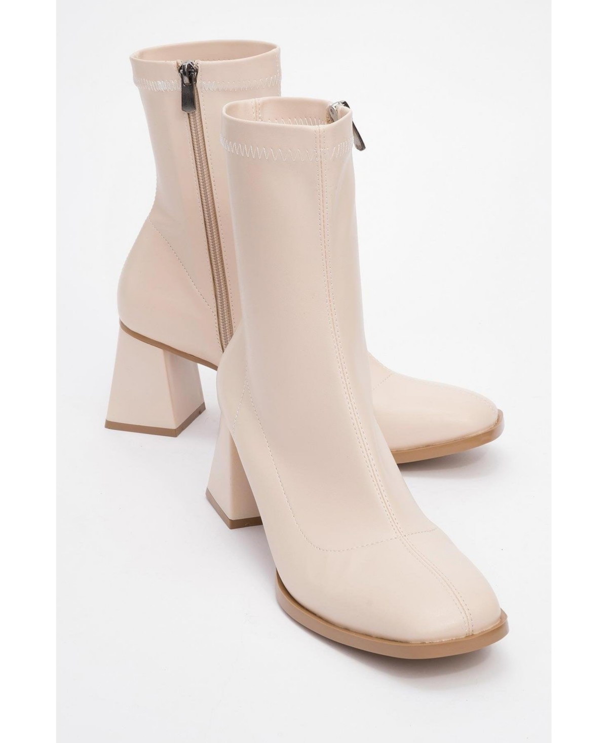 Click here for Prologue Shoes Plesa Chunky Heel Boot (Women) - Be... prices