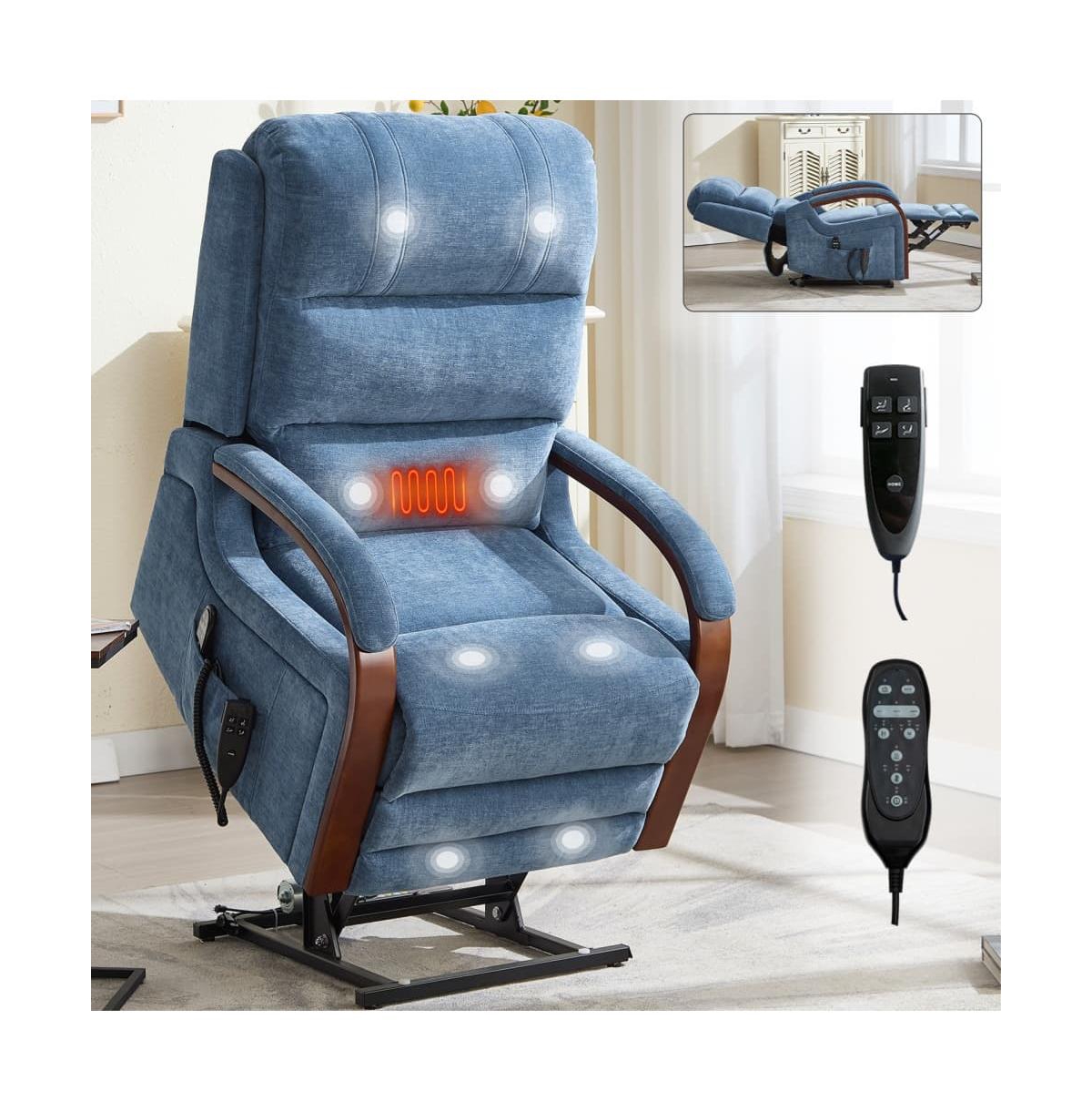 Click here for Maison Boucle Dual Motor Power Lift Recliner with... prices