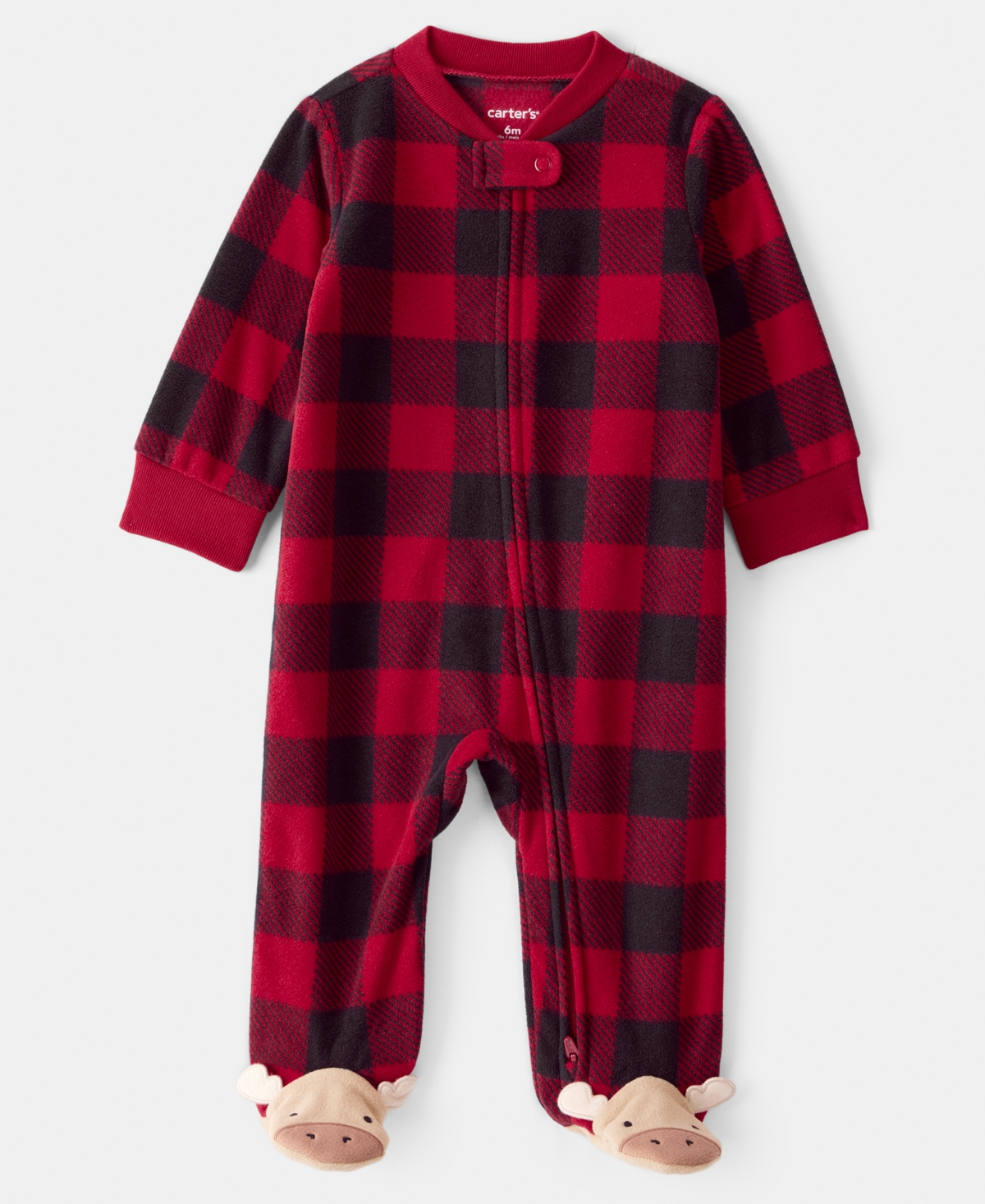 Click here for Carters Baby Boys Reindeer Zip-Up Sleep and Play C... prices