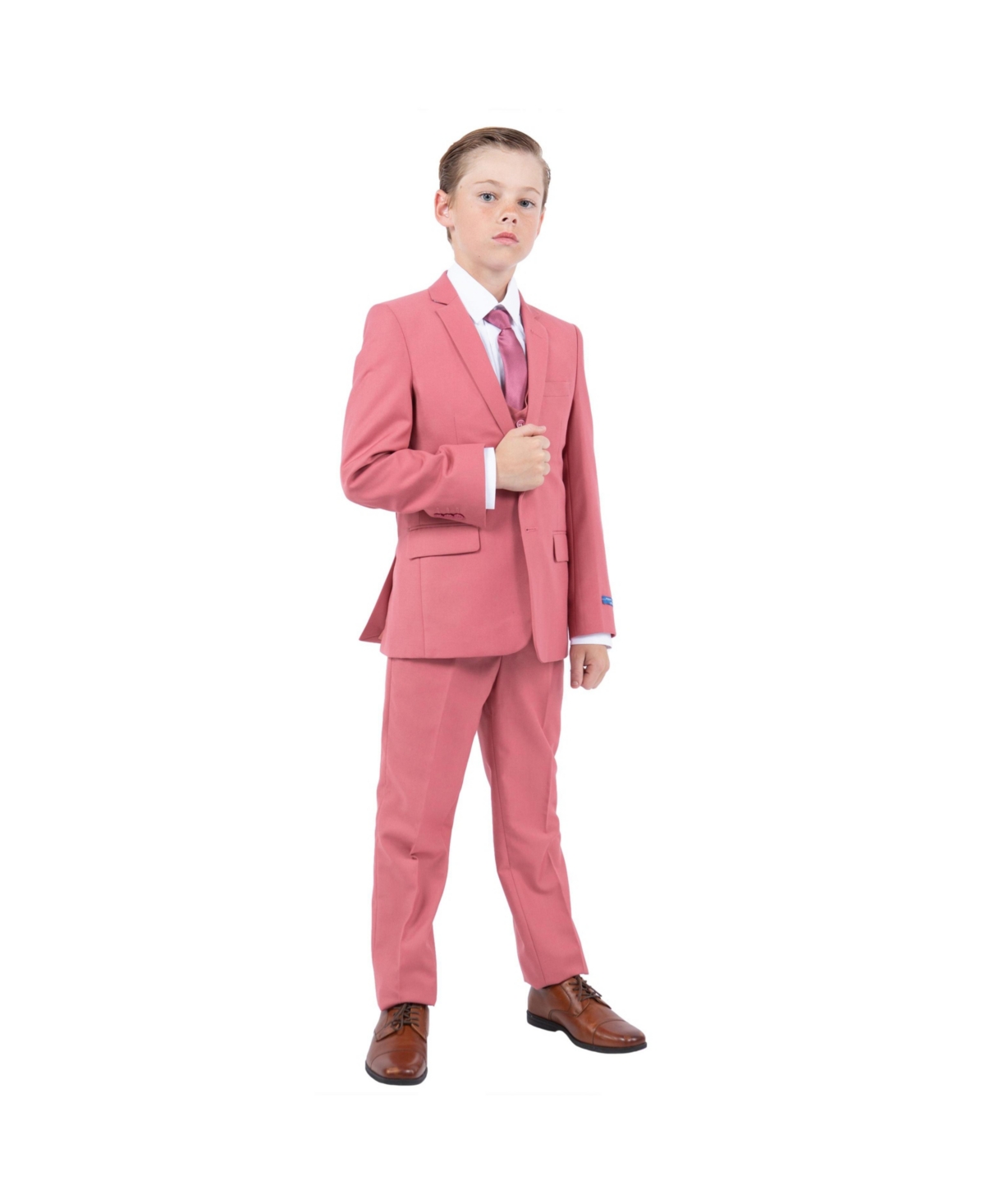 Click here for Perry Ellis Little Boys 5 Piece Pastel Suit Set -... prices