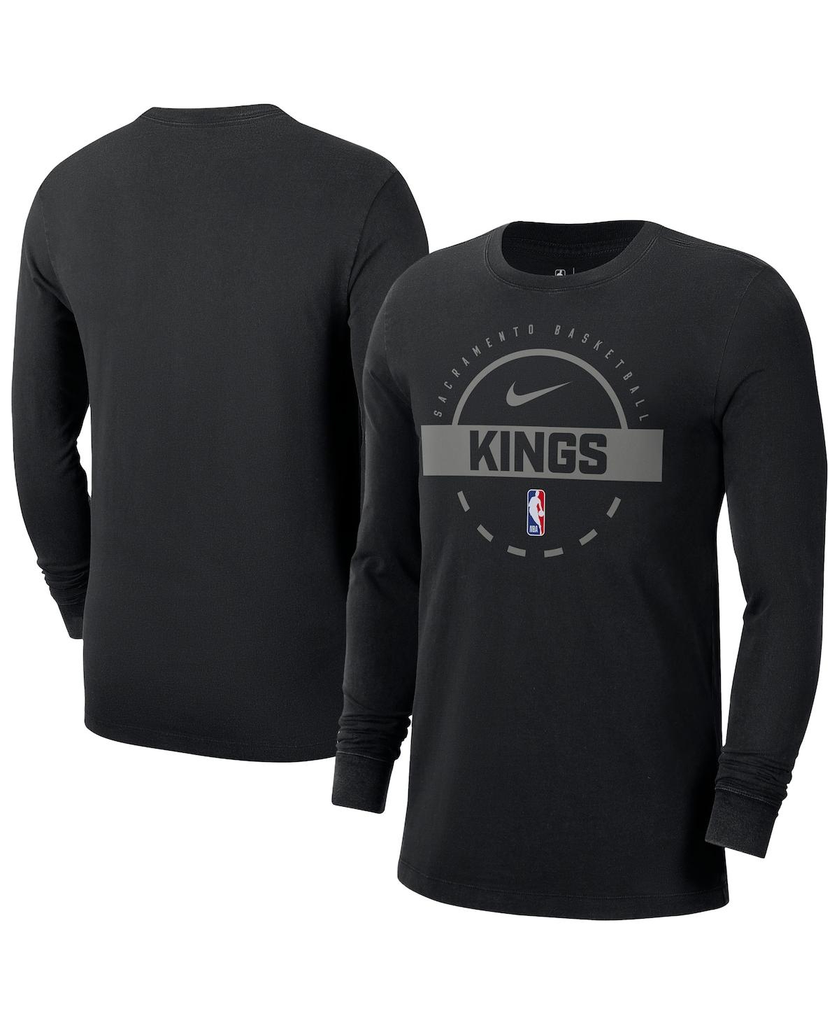 Click here for Nike Mens Black Sacramento Kings Authentic Long Sl... prices