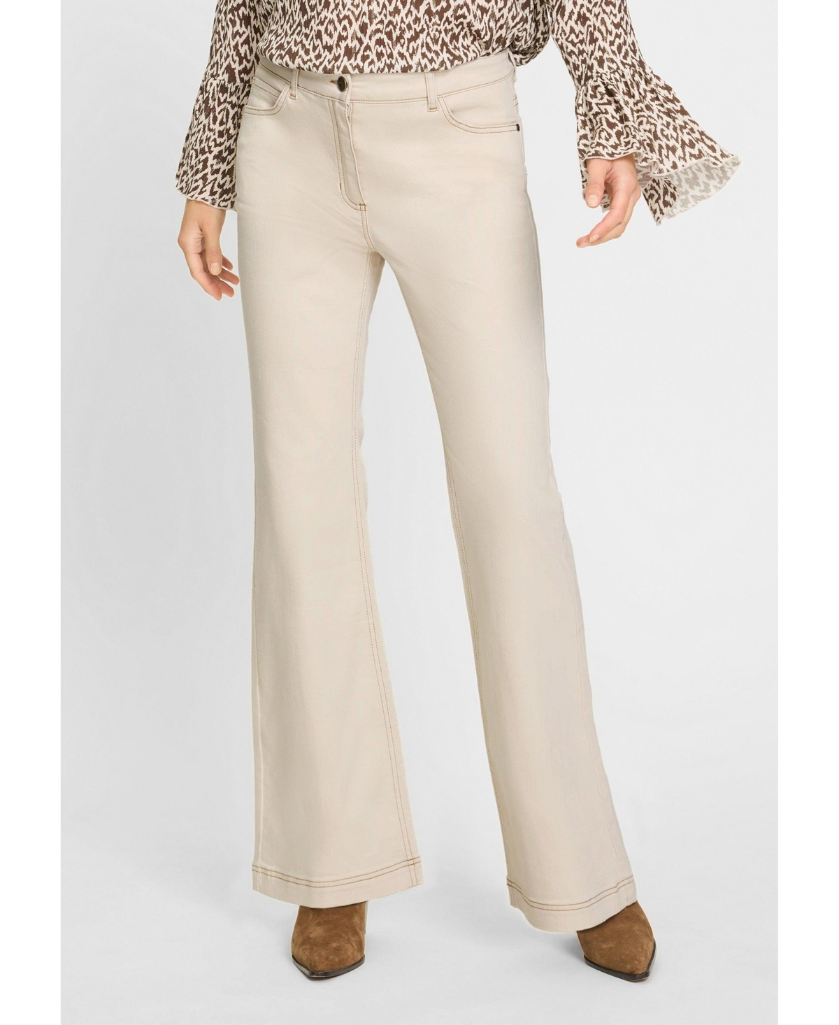 Click here for Olsen Mona Fit Jeans - Canvas beige prices