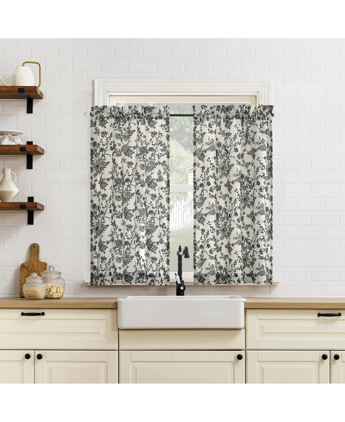 Click here for No. 918 Elodie Tonal Botanical Semi-Sheer Rod Pock... prices