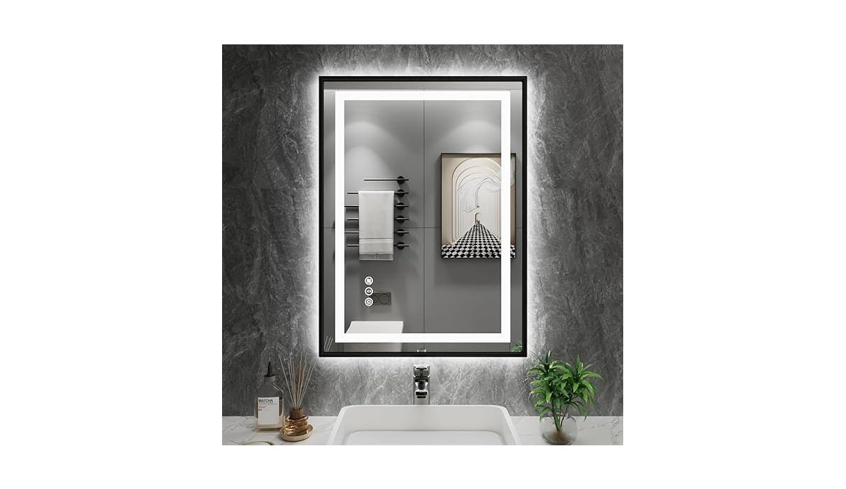 Click here for Amorho Led Bathroom Mirror  40" x 24" Le... prices