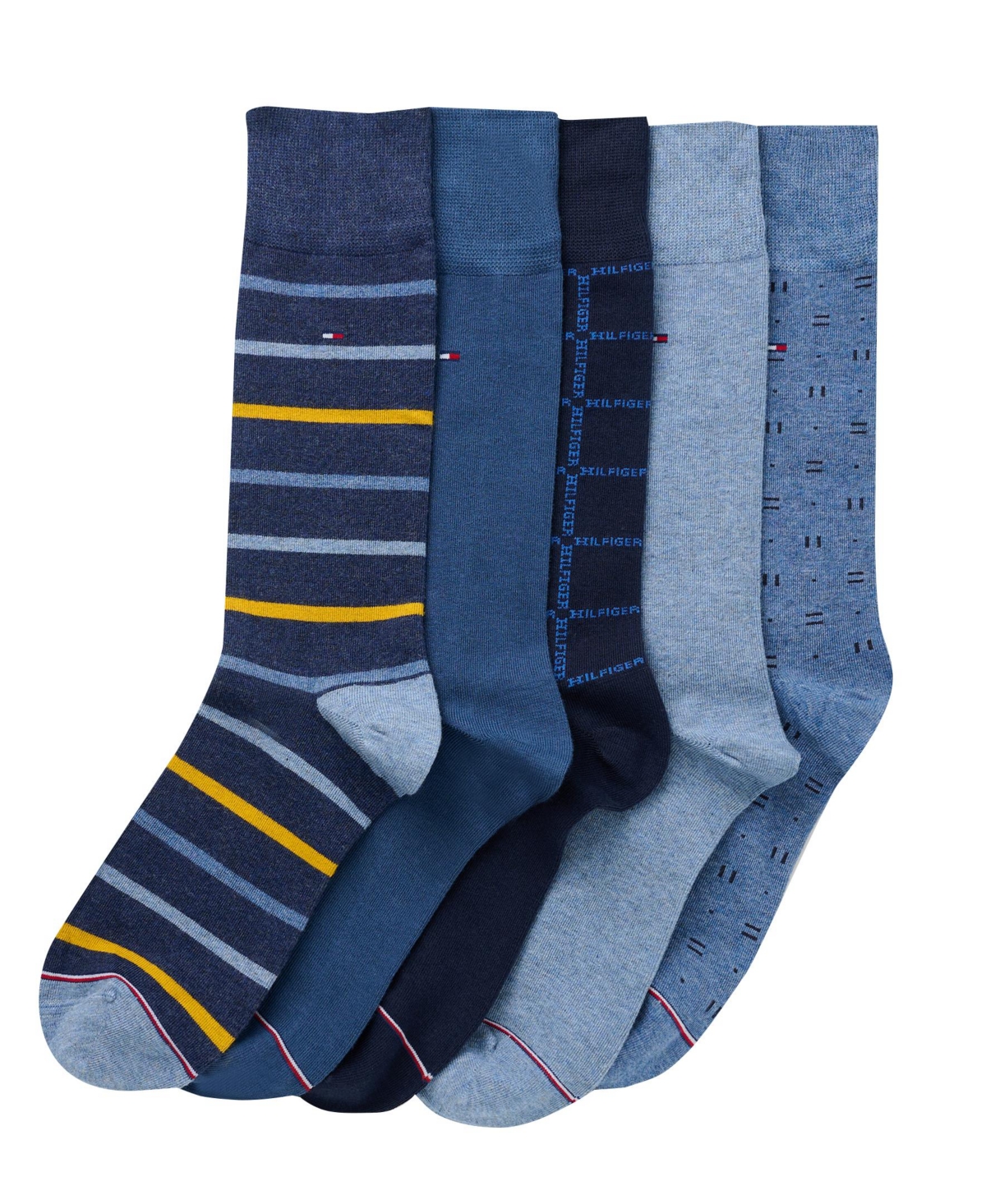 Click here for Tommy Hilfiger Mens Dress Crew Socks  5-Pack - Nav... prices