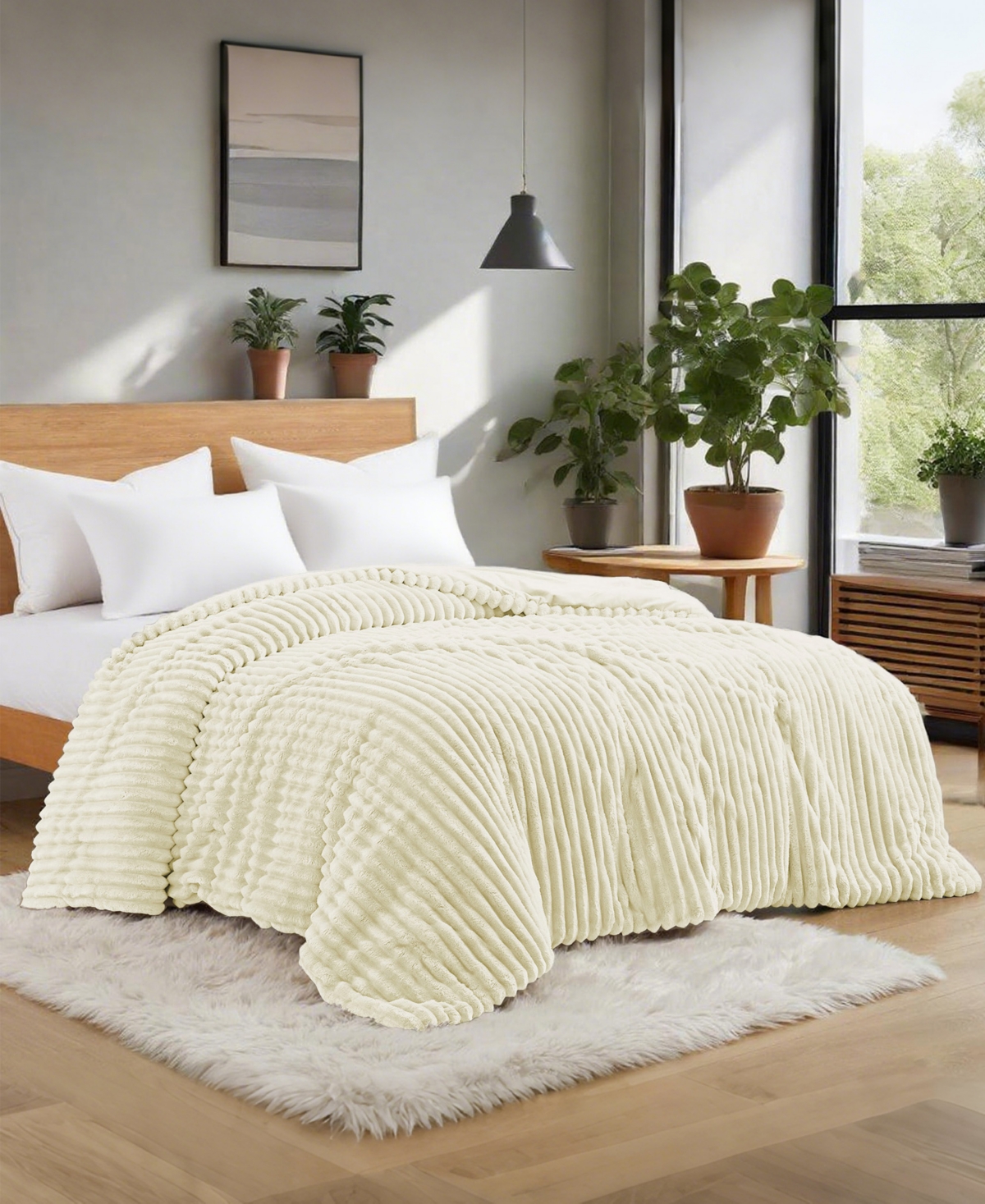 Click here for Unikome Year Round Plush Flannel Comforter  King -... prices