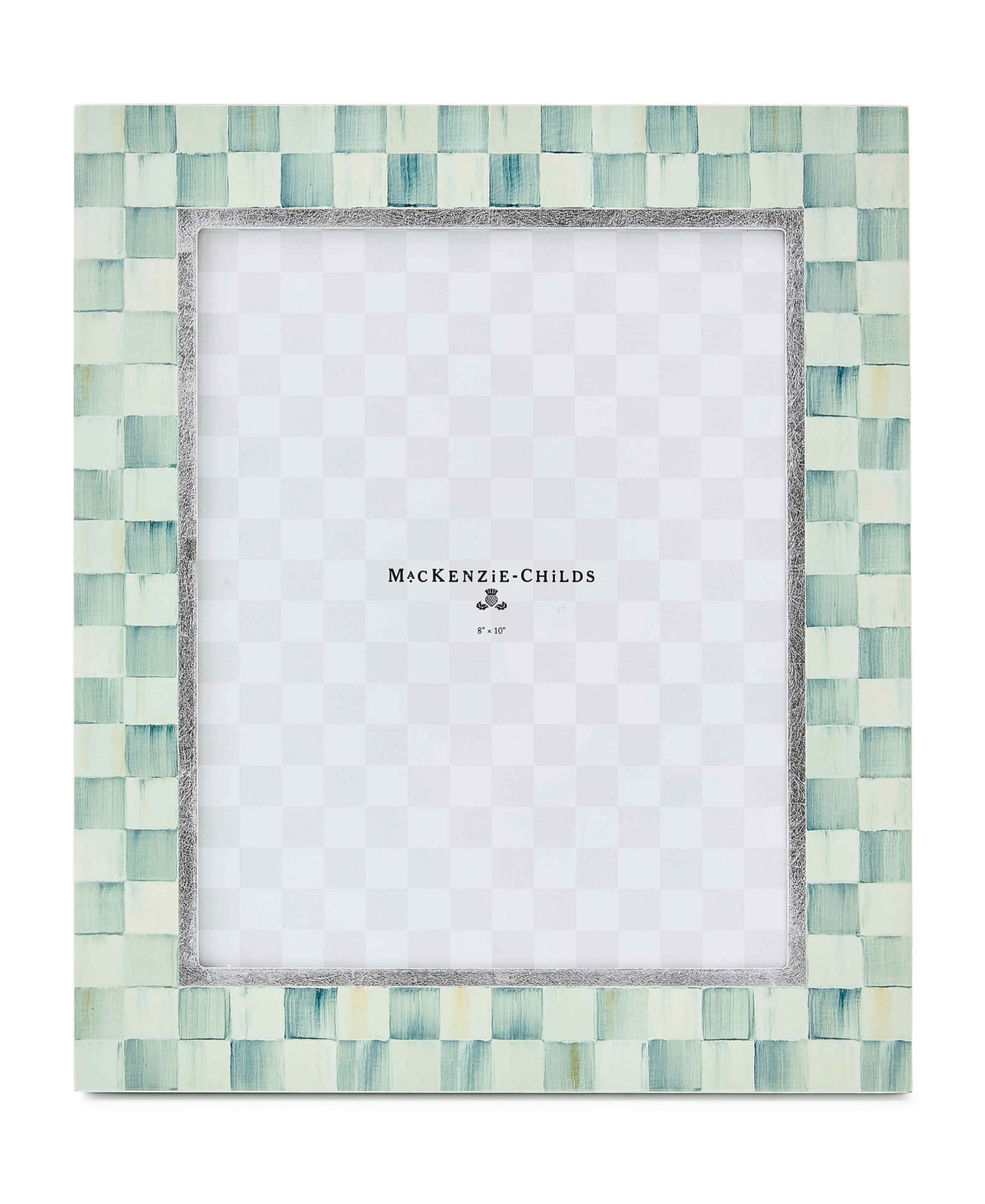 Click here for MacKenzie-Childs Sterling Check Lacquer Frame  8 x... prices