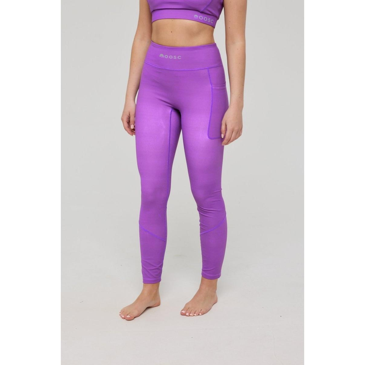 Click here for Oosc Womens Infinite High Waisted Leggings - Purpl... prices