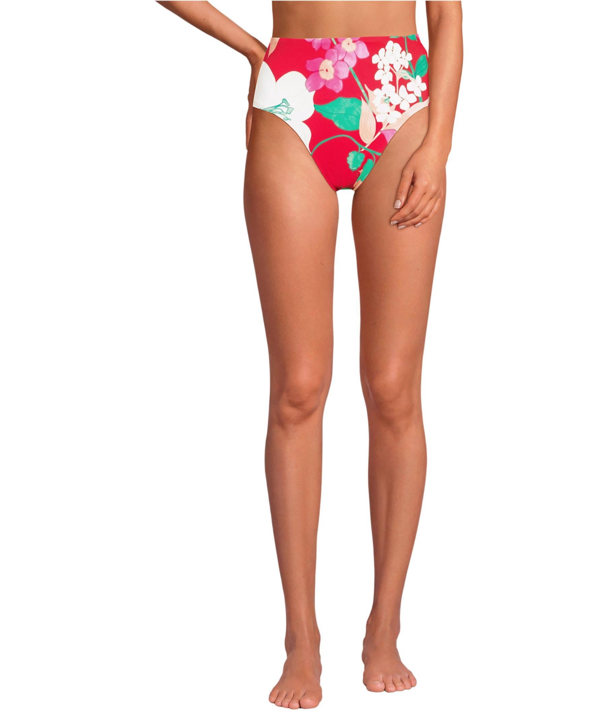 Click here for Lands End Womens Cheeky High Waisted Bikini Bottom... prices