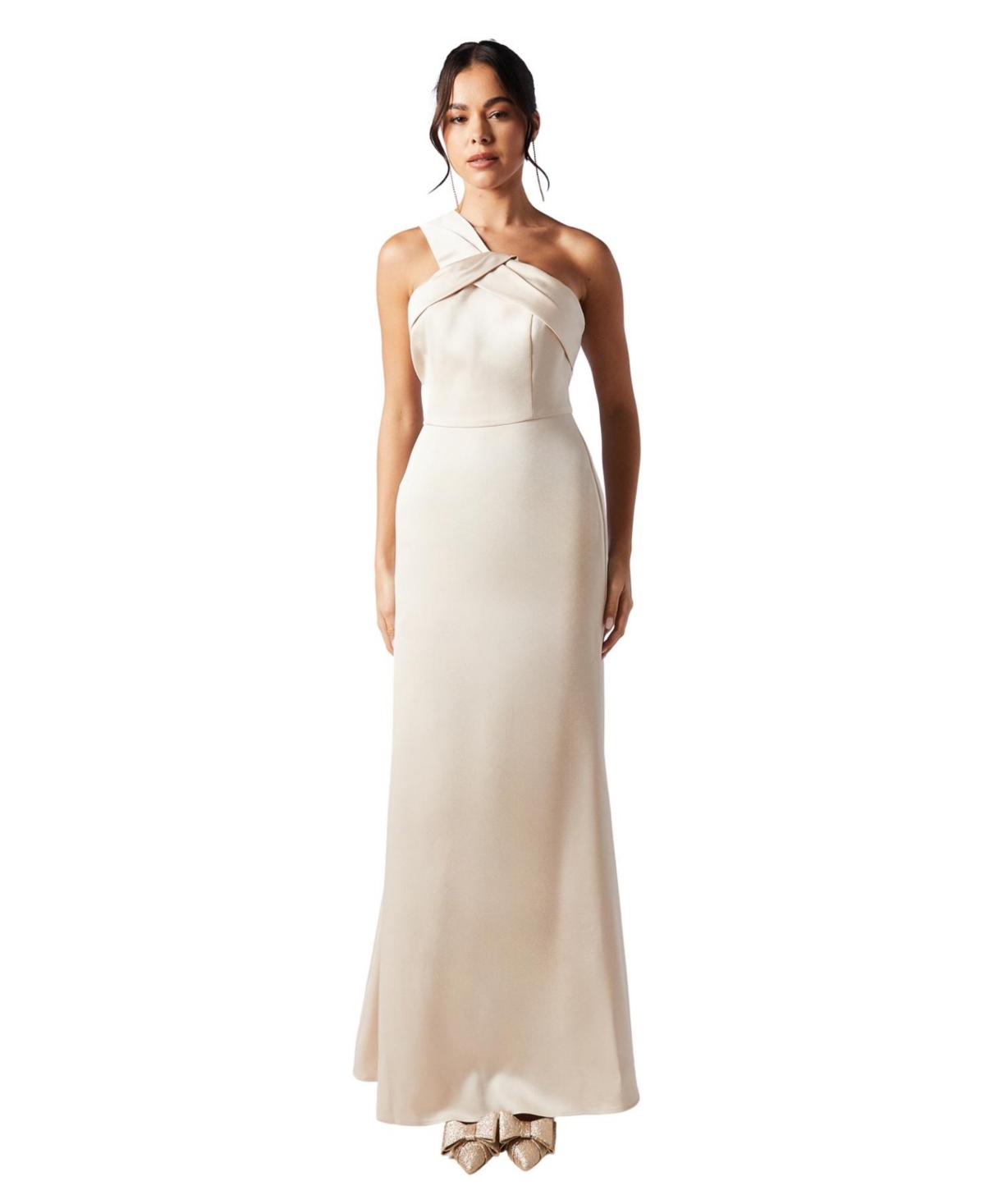 Click here for Coast Womens Satin Bridesmaids Maxi Dress - Champa... prices