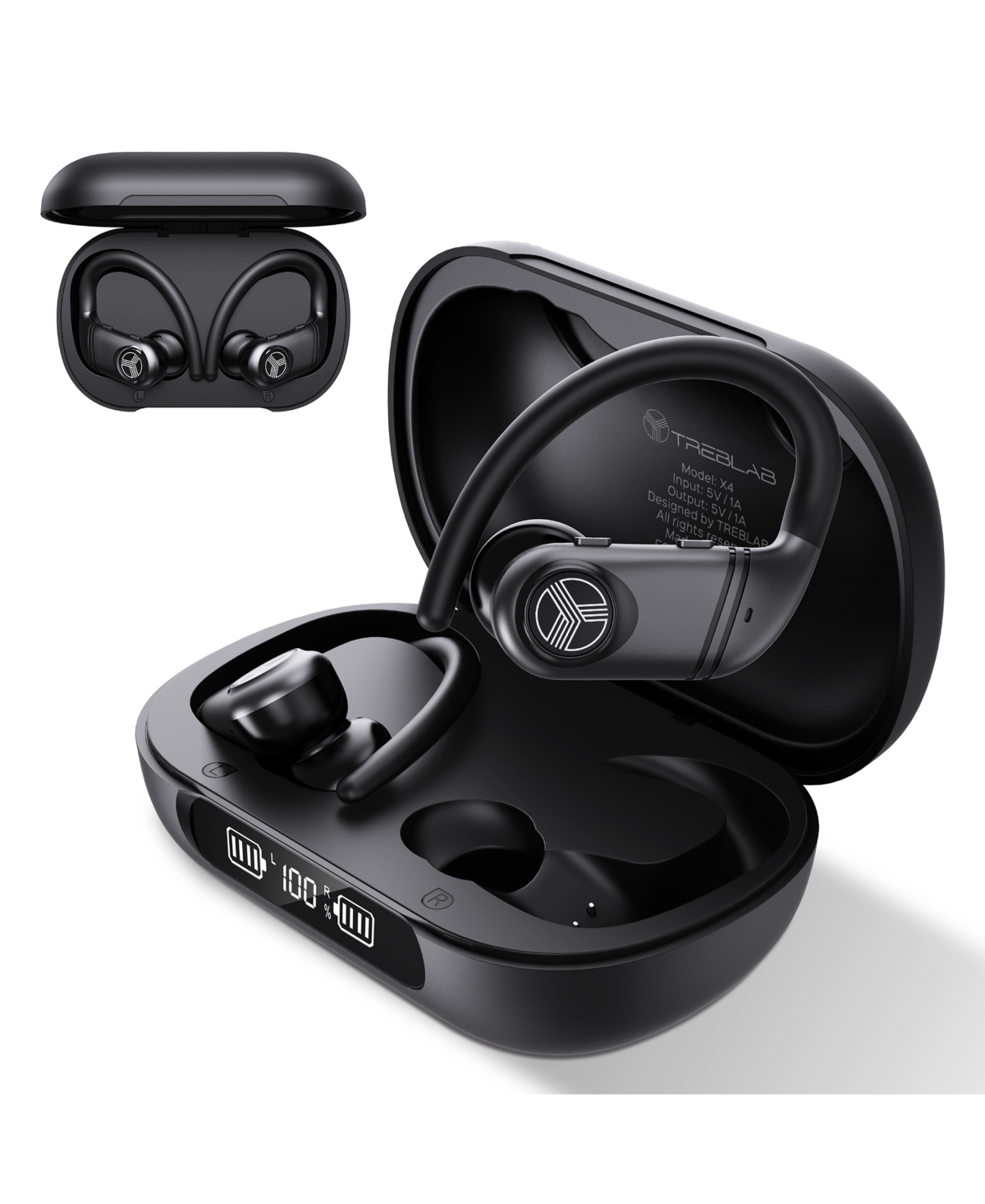Click here for Treblab X4 Bluetooth Wireless Sport Earbuds - Blac... prices