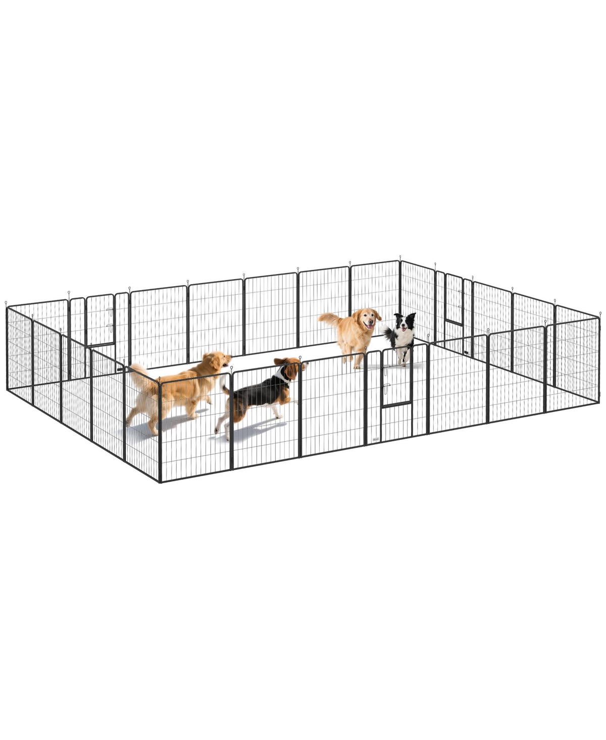 Click here for PawHut 39 H Dog Playpen  24 Panels Puppy Playpen f... prices