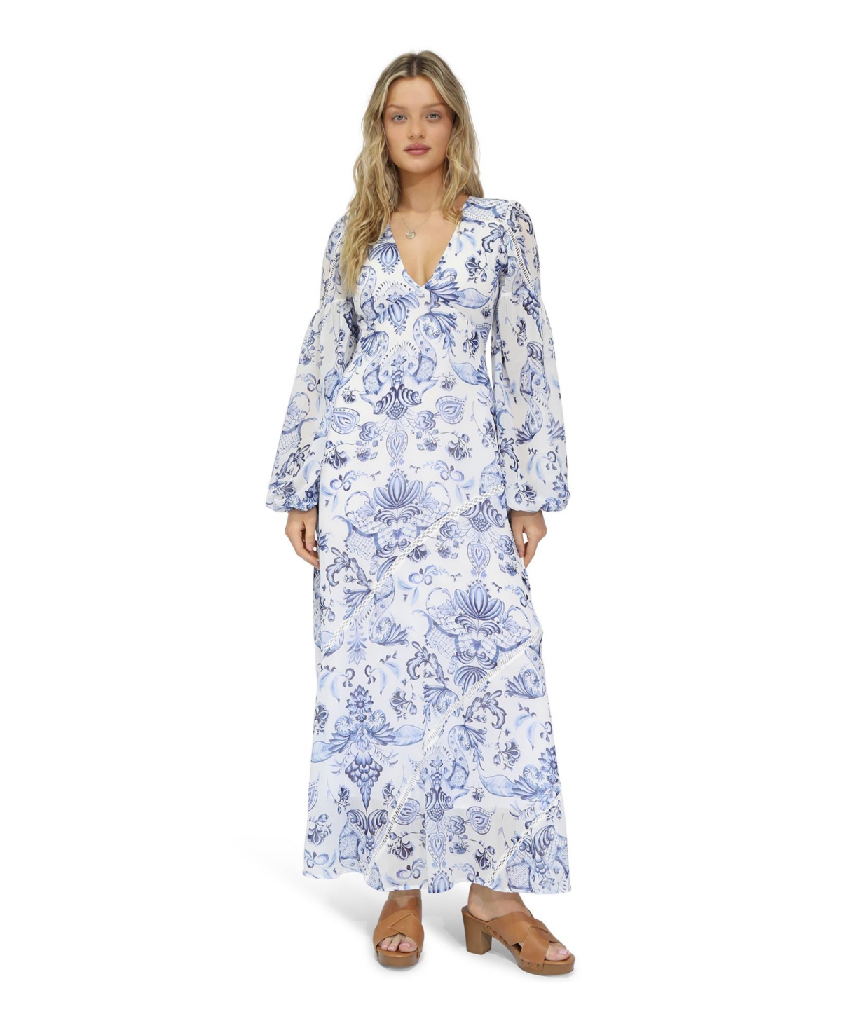 Click here for Belle & Bloom In Your Dreams Maxi Dress - White prices