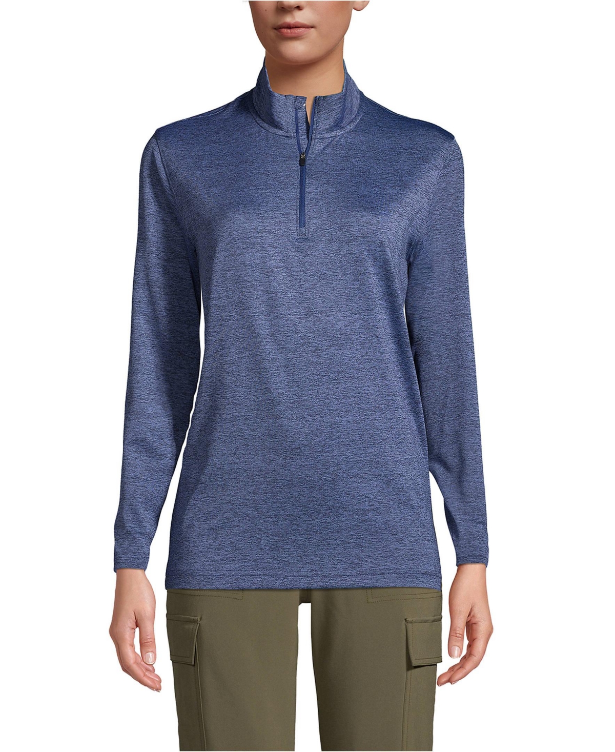 Click here for Lands End Unisex Rapid Dry Space Dye Quarter Zip P... prices