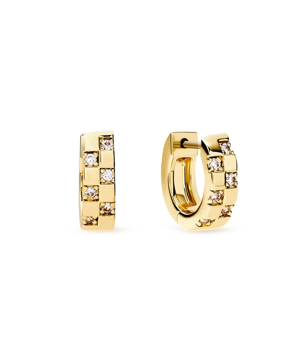 Click here for Ana Luisa Gold Huggie Earrings - Eden Mini - Gold prices