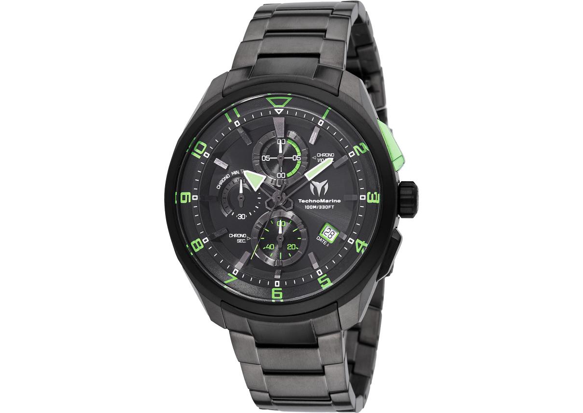Click here for Technomarine Mens Tm-318121 Ocean Quartz Black Dia... prices