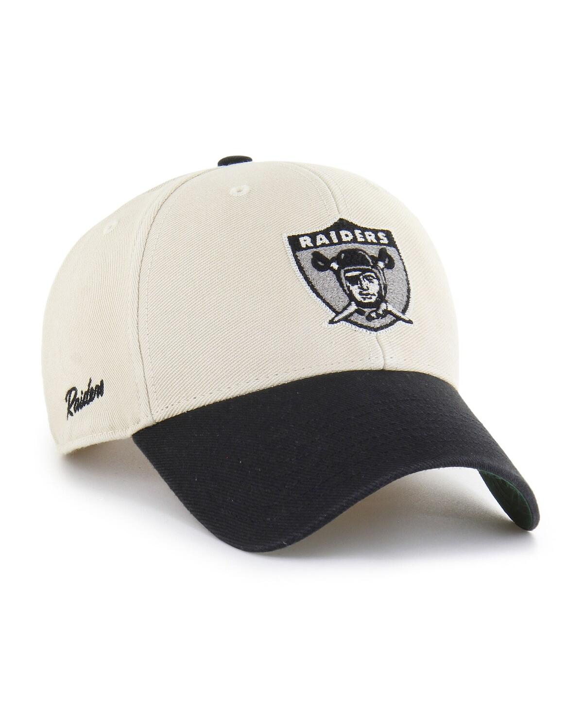 Click here for 47 Brand Mens Cream/Black Las Vegas Raiders Fairfi... prices