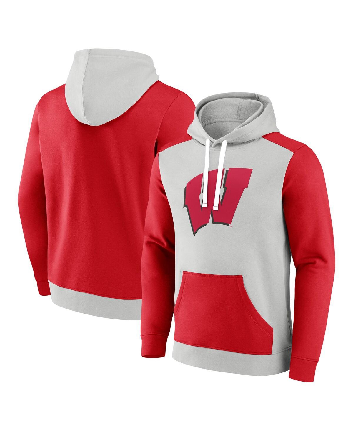 Click here for Fanatics Mens Gray/Red Wisconsin Badgers Primary A... prices