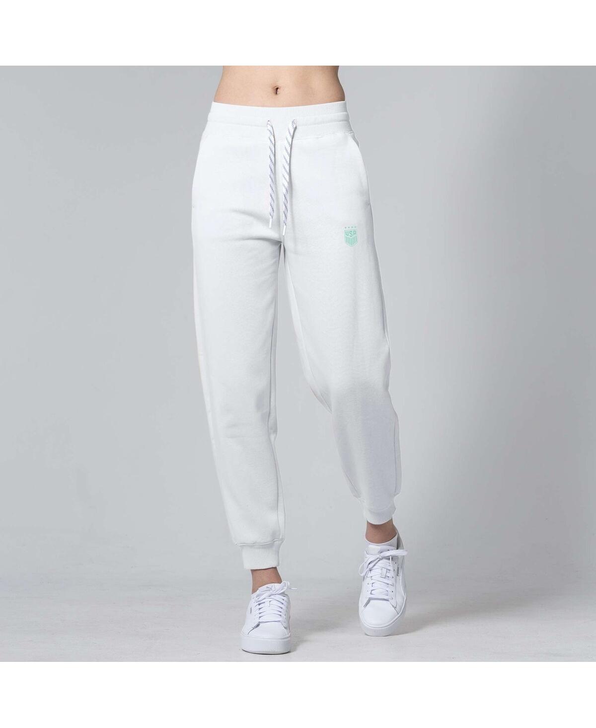 Click here for LevelWear Womens White Uswnt Gardinia Sweatpants -... prices
