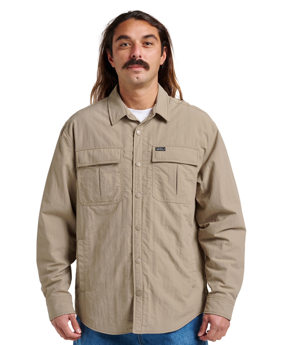 Click here for Quiksilver Mens Cold Snap Shacket - Sargasso sea prices