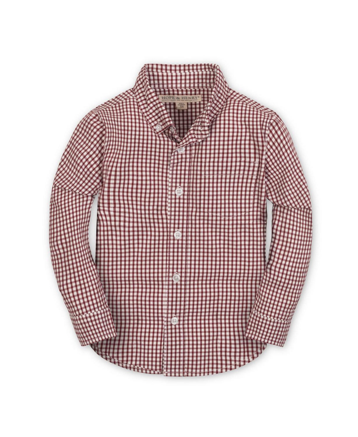 Click here for Hope & Henry Boys Stretch Poplin Long Sleeve Butto... prices