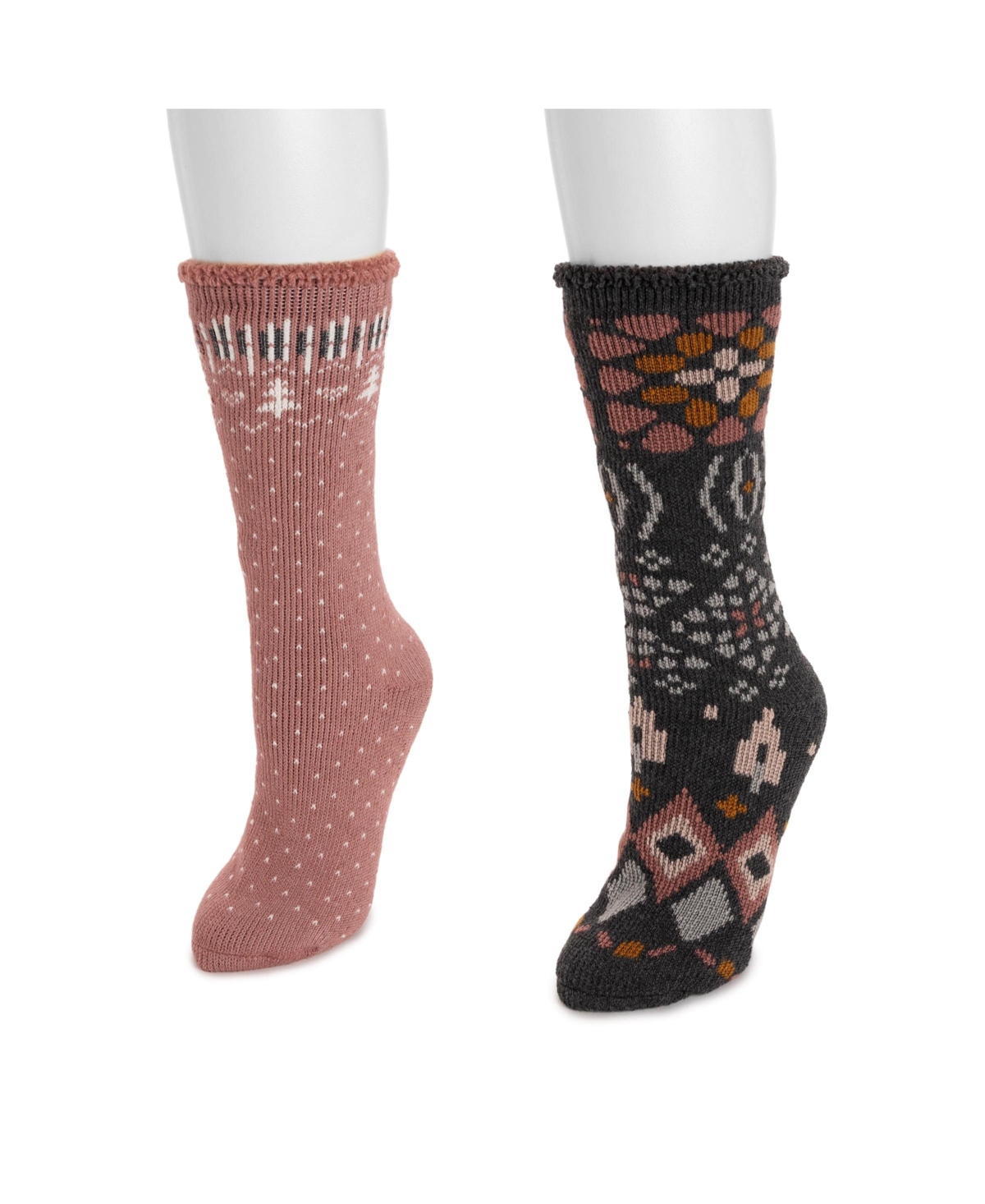 Click here for Muk Luks Womens Tall Heat Retainers 2 Pair Pack -... prices