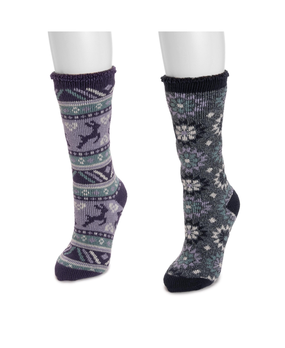 Click here for Muk Luks Womens Tall Heat Retainers 2 Pair Pack -... prices